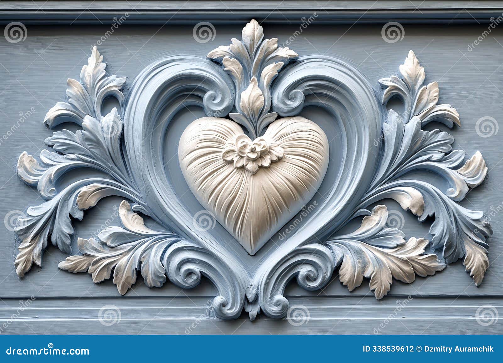 Rococo-style Gypsum Bas-relief Ceiling Details Stock Photo - Image of ...