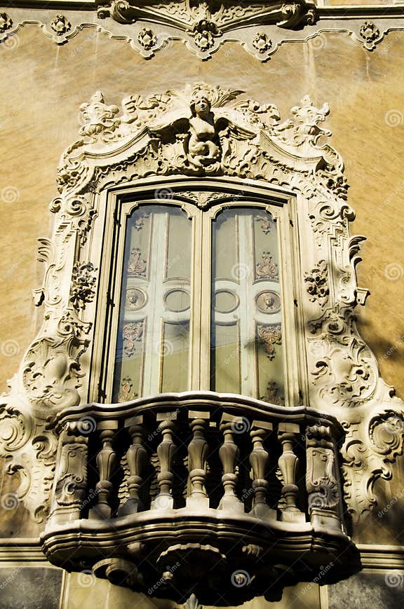 Rococo window stock photo. Image of europe, stylish, decoration - 24351976