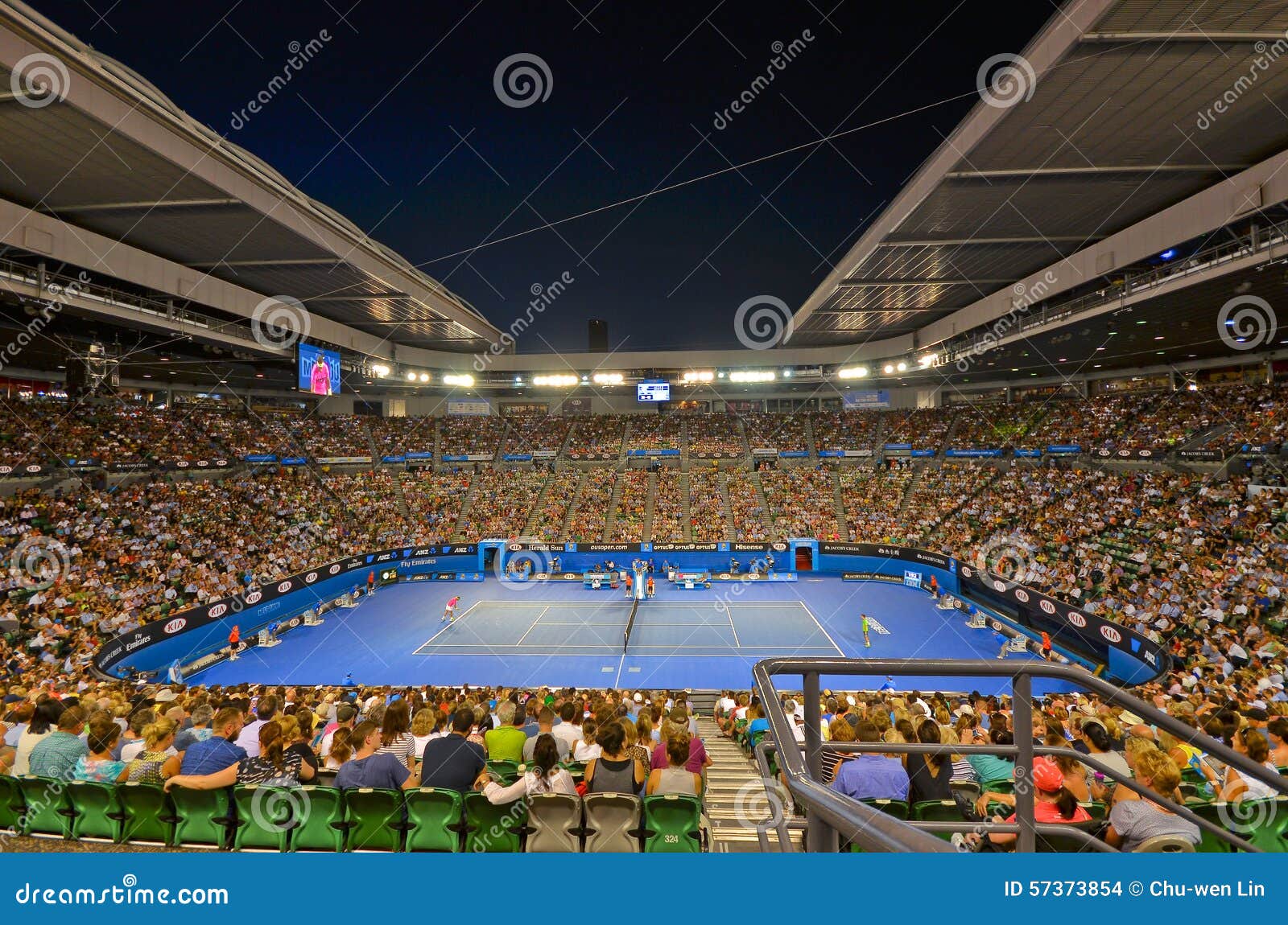 Rod Laver Area Auf Die Australian Open Redaktionelles Stockbild - Bild ...