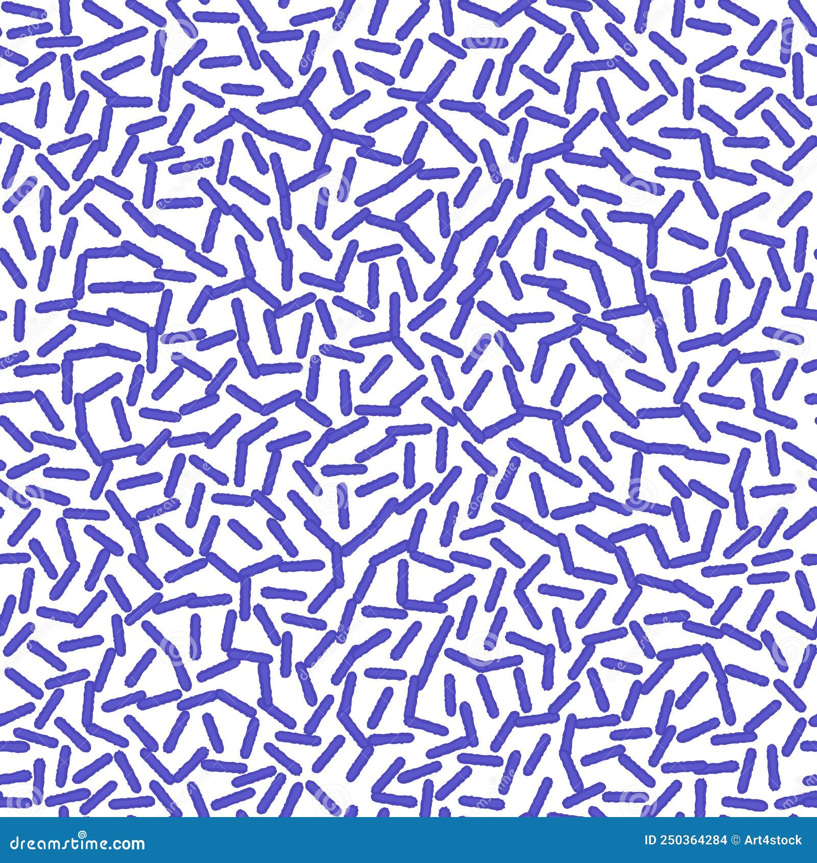 Rod Shaped Bacilli Bacteria Cell Medical Pattern Stock Vector ...