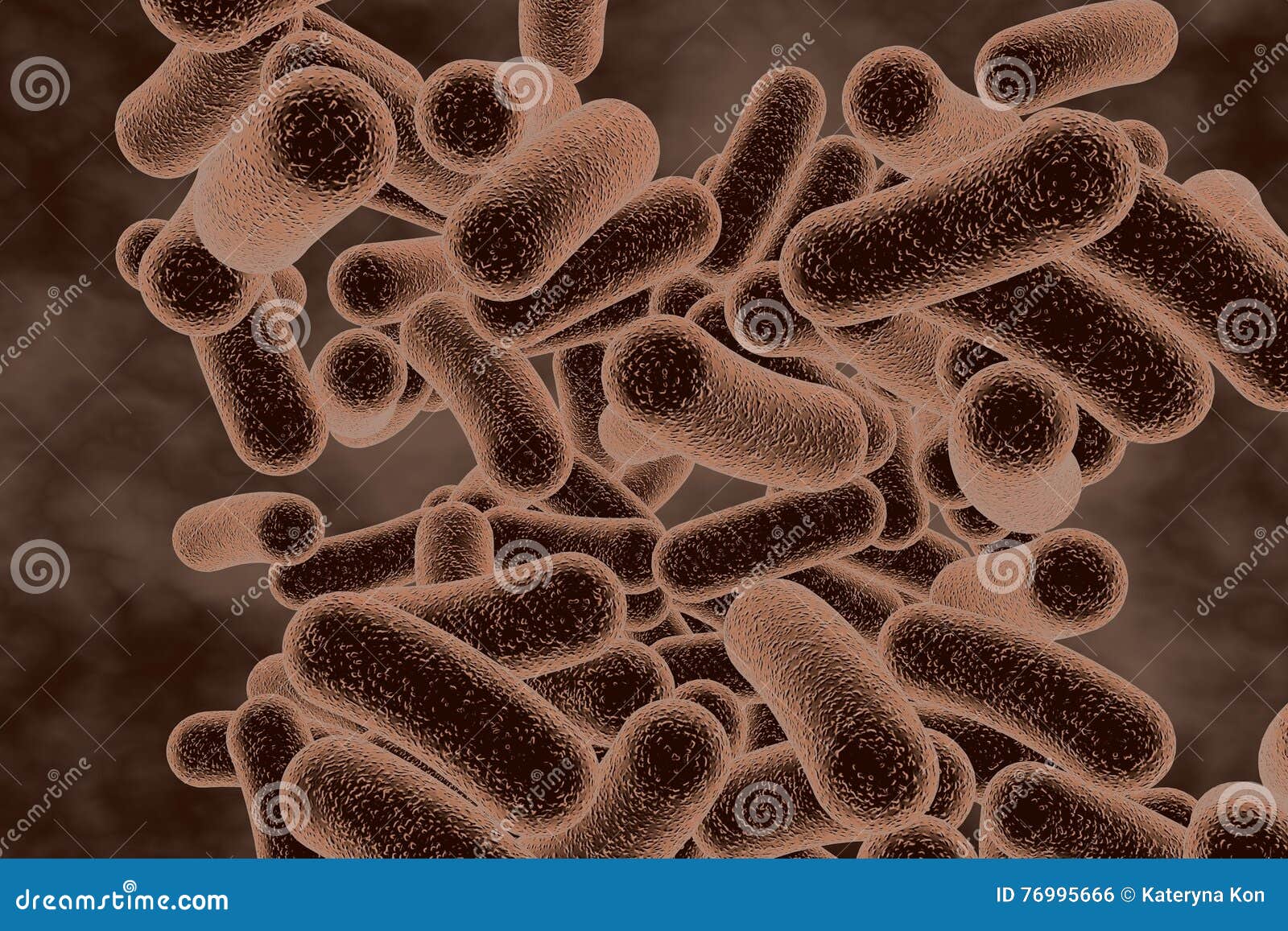 Rod shaped bacteria stock illustration. Illustration of infection ...