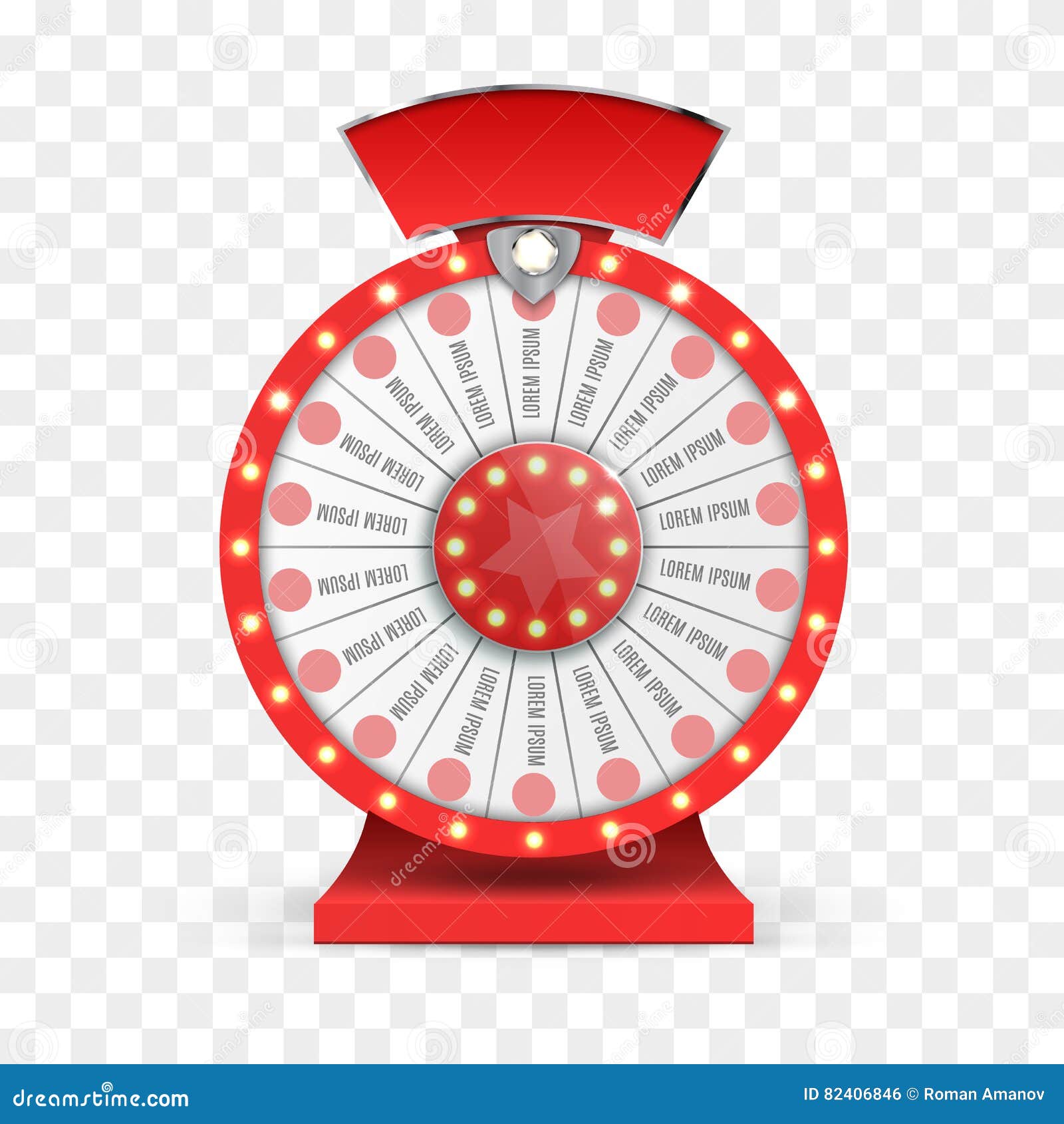 Roda Colorida Da Sorte Ou Da Fortuna Infographic Vetor Ilustração do ...