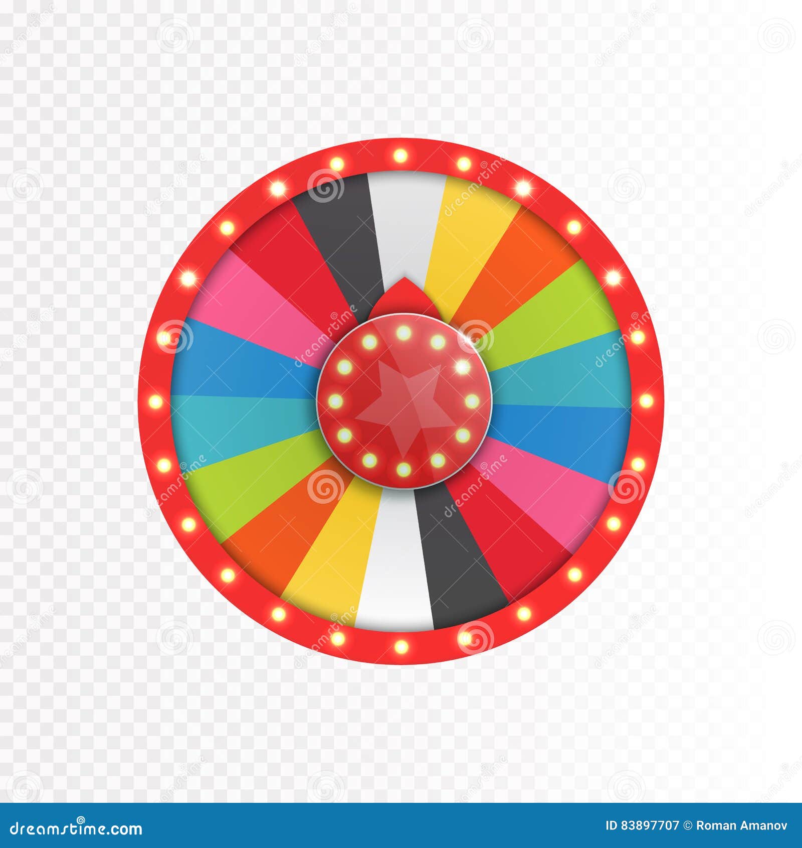 Roda Colorida Da Sorte Ou Da Fortuna Infographic Vetor Ilustração do ...