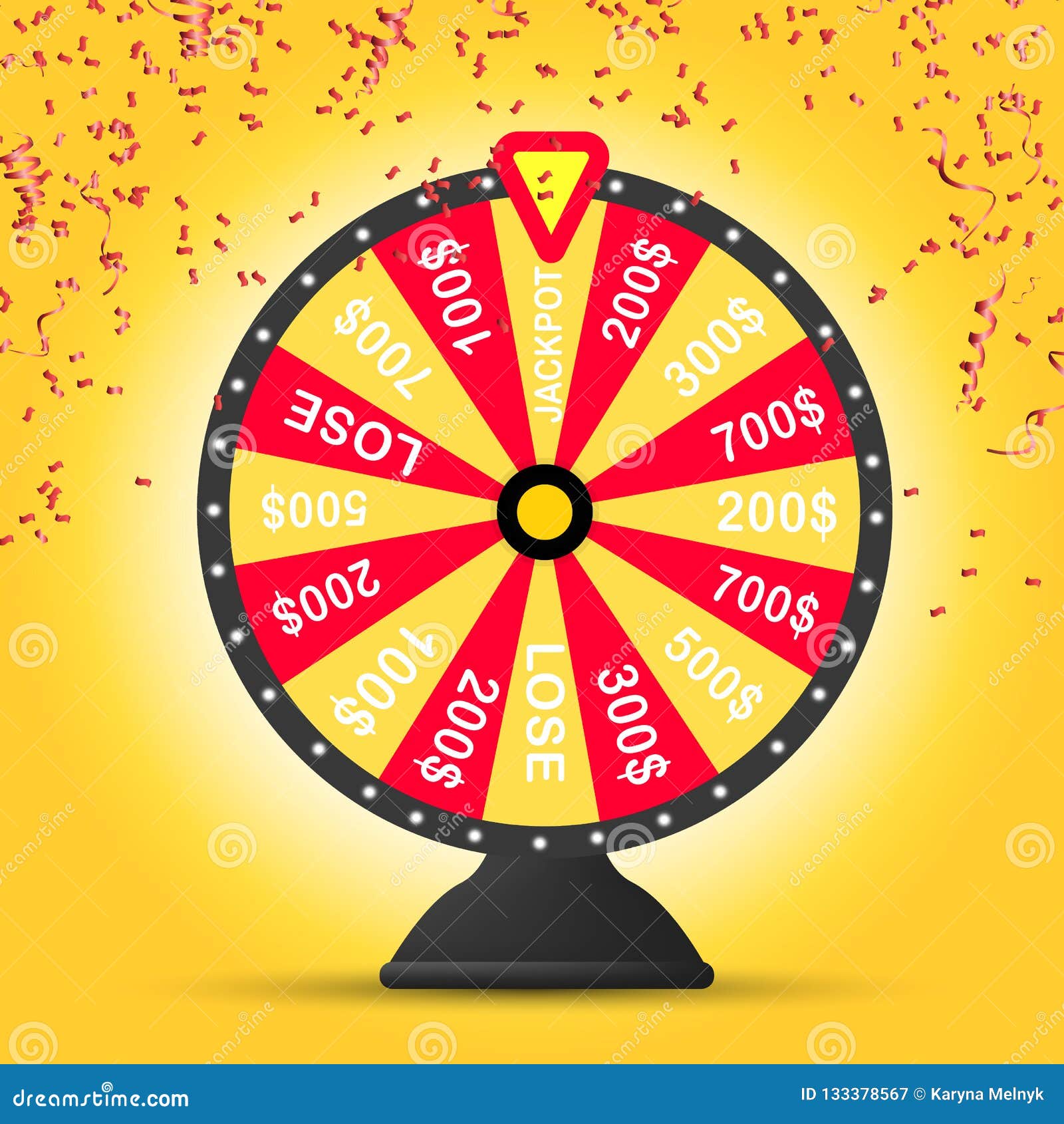 Roda Colorida Da Sorte Ou Da Fortuna Infographic Ilustração do Vetor ...