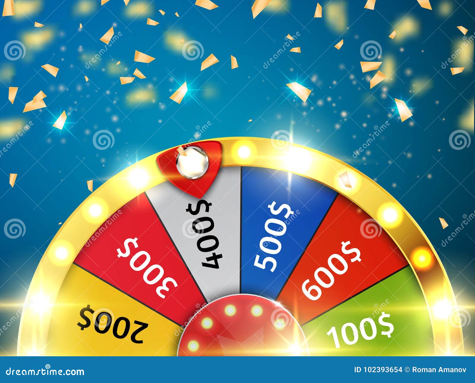 Roda Colorida Da Sorte Ou Da Fortuna Infographic Vetor Ilustração do ...