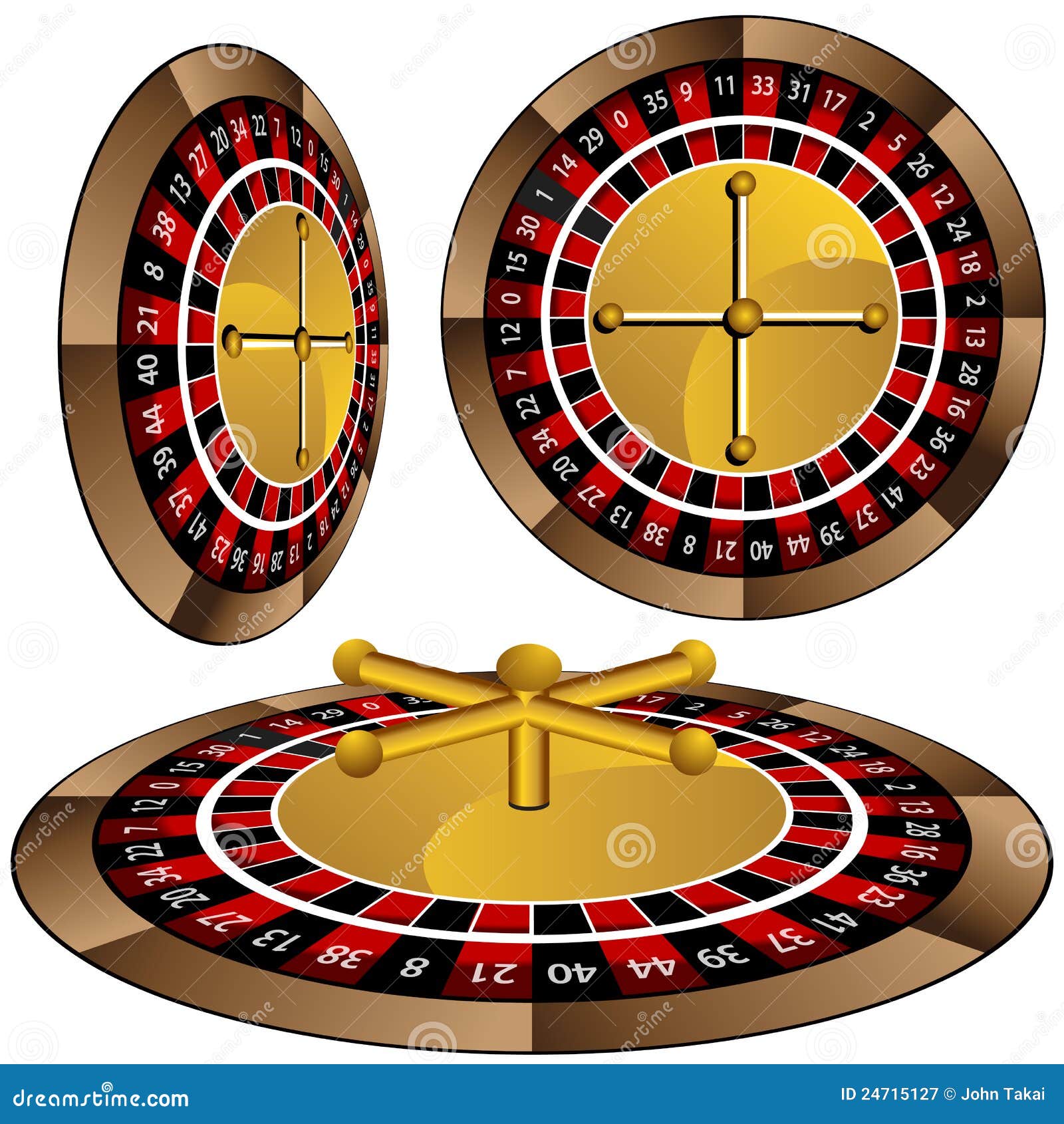 Roda da roleta ilustração do vetor. Ilustração de isolado - 24715127