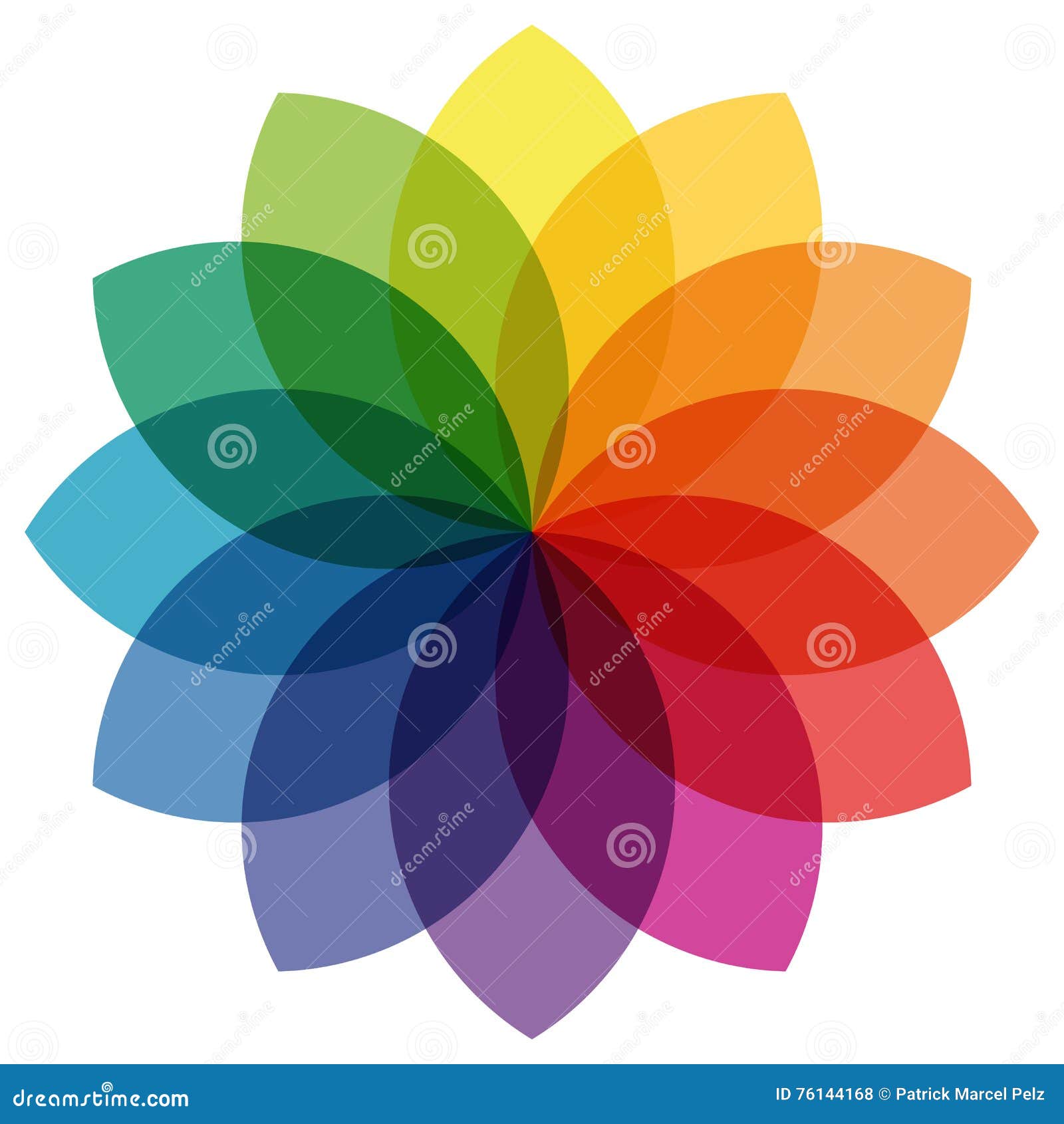 Roda De Cor Com Cores De Cobertura Ilustração do Vetor - Ilustração de ...