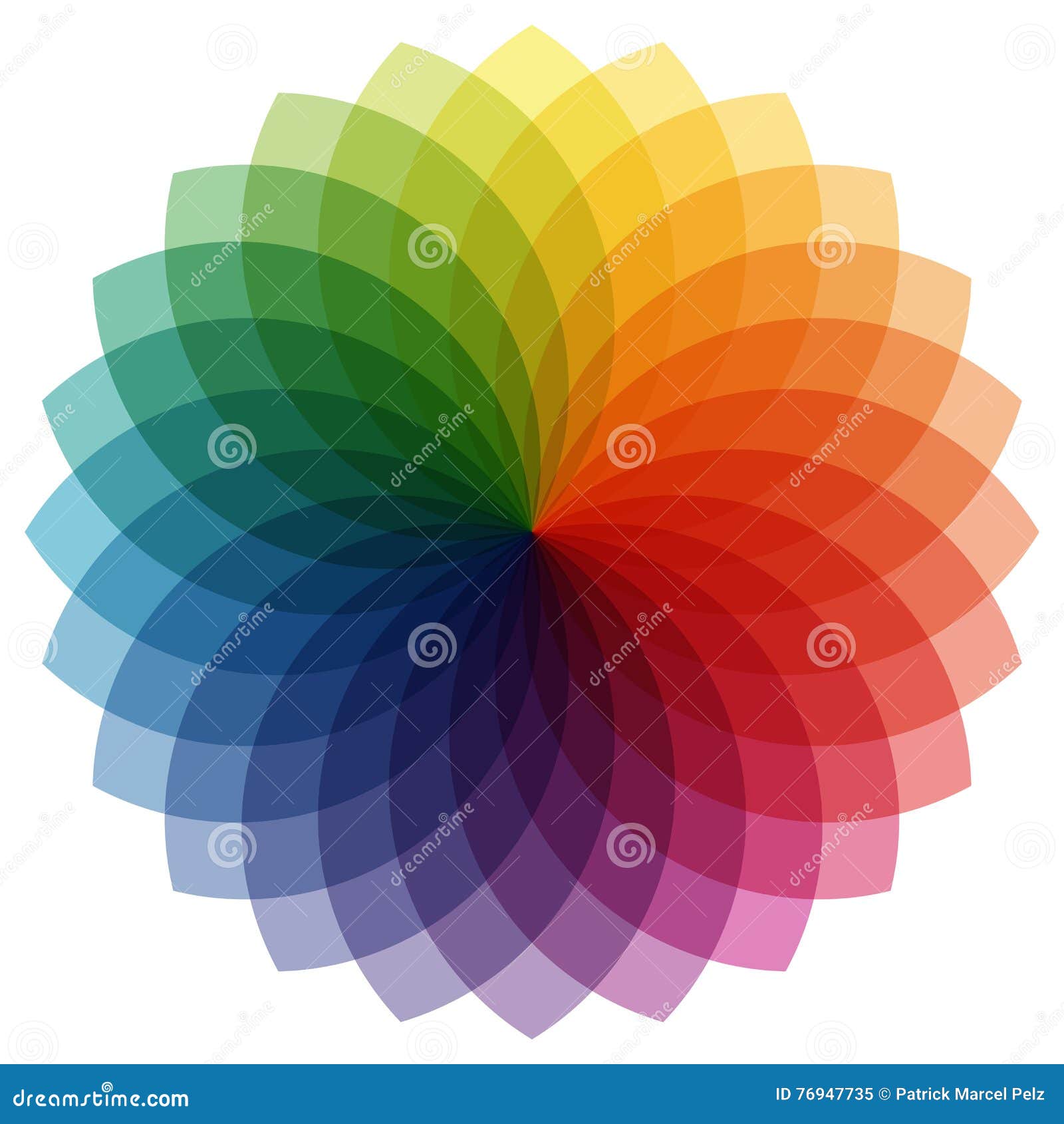 Roda De Cor Com Cores De Cobertura Ilustração do Vetor - Ilustração de ...