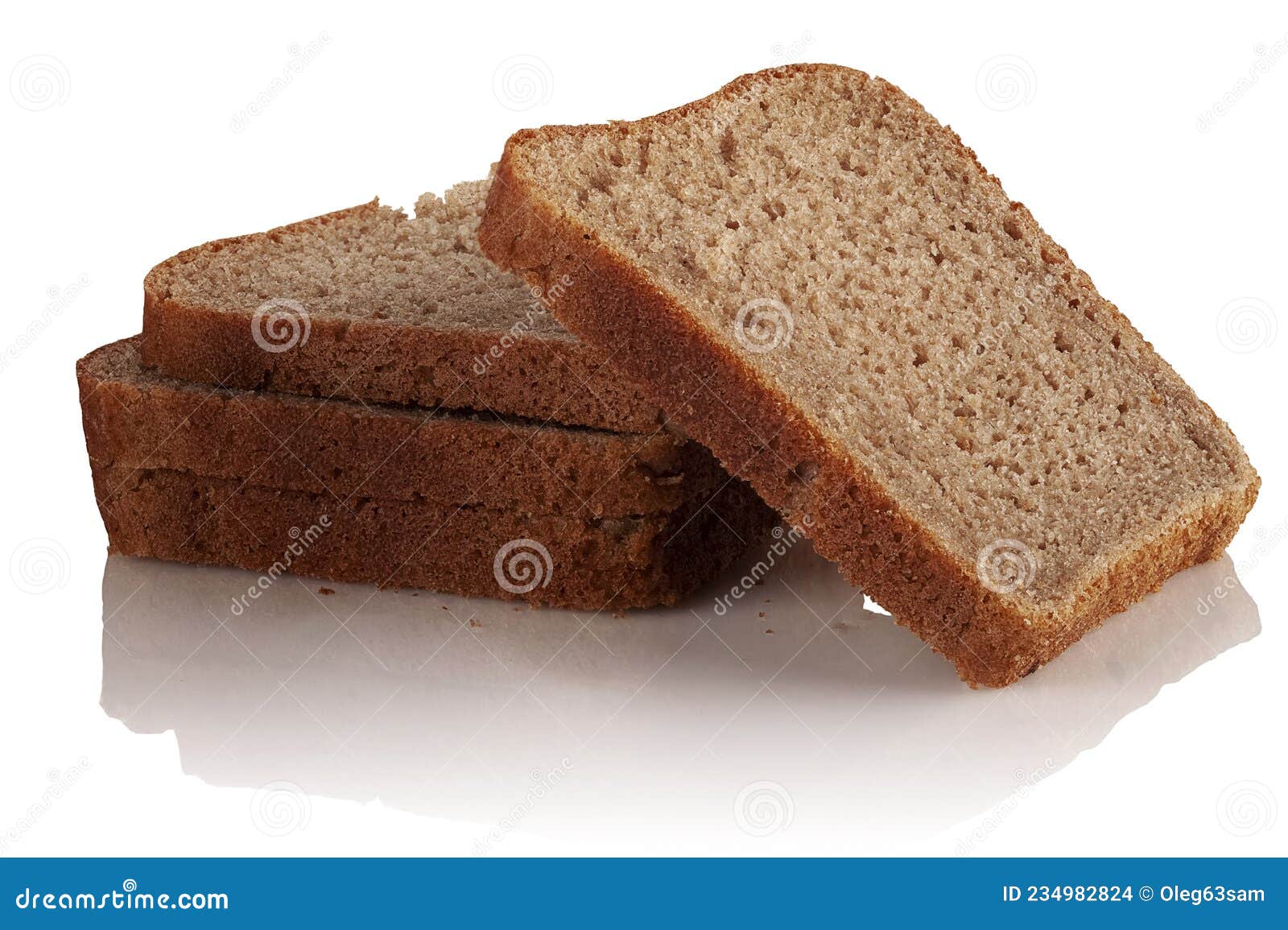 Rodajas de pan foto de archivo. Imagen de sabroso, fresco - 234982824
