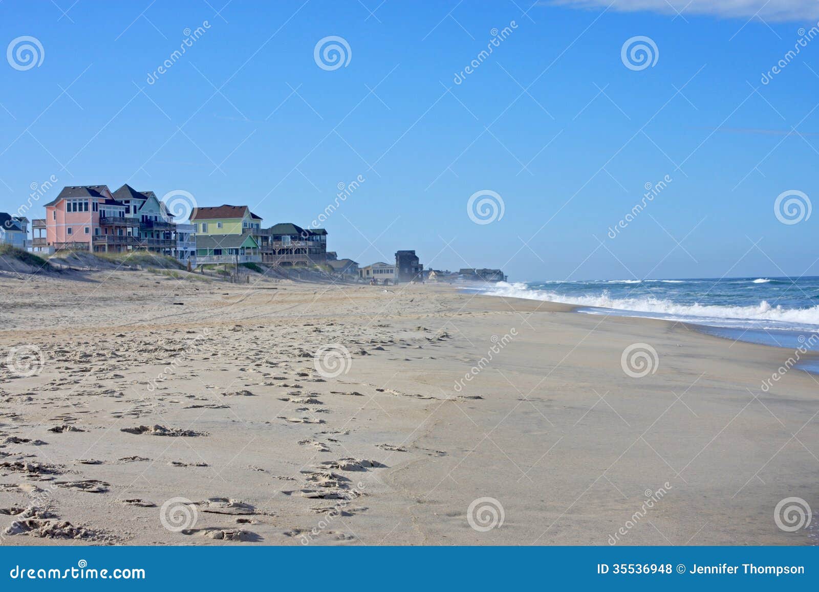 Rodanthe Beach stock photo. Image of hatteras, tracks - 35536948