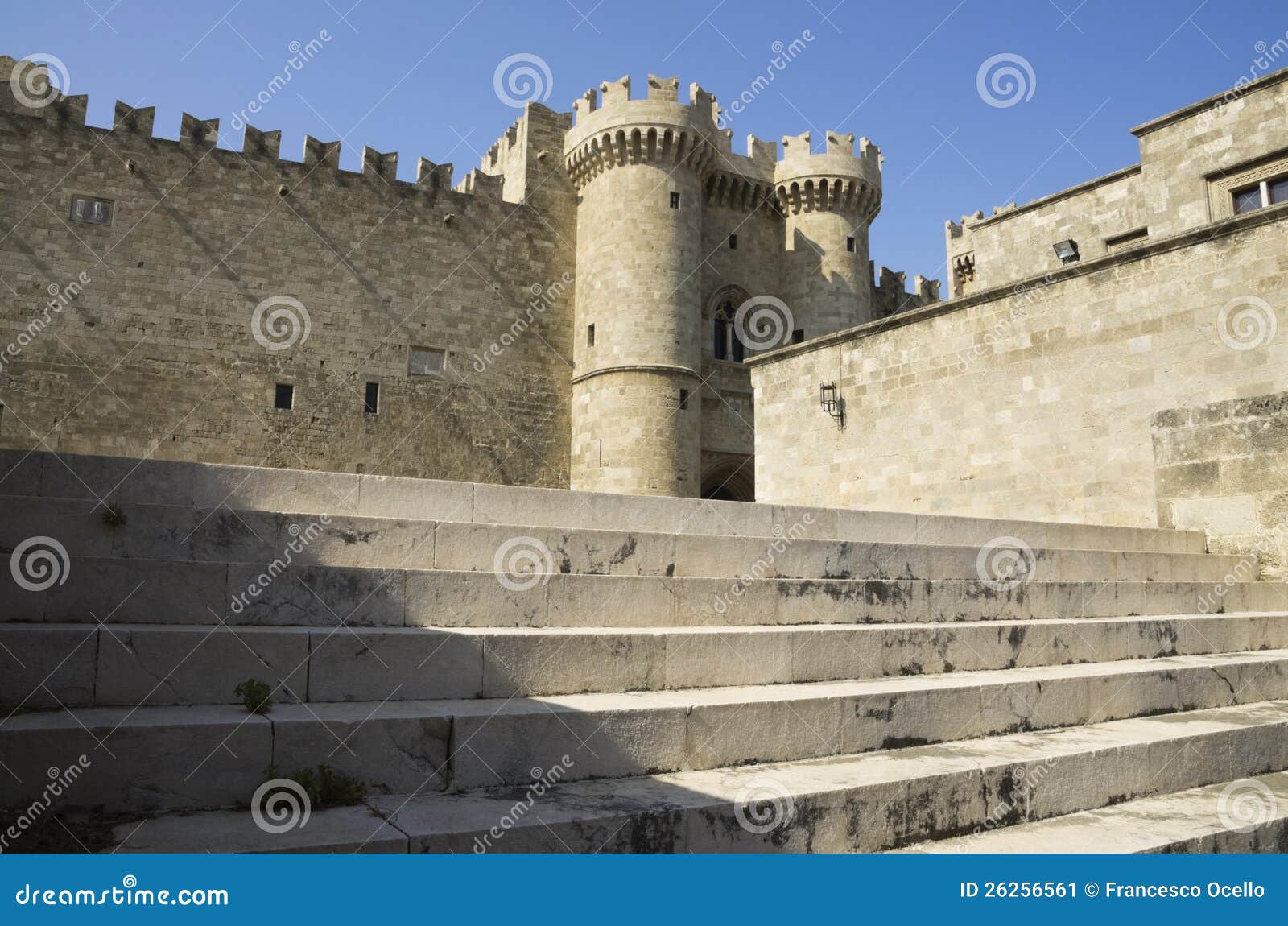 Rodas antigua imagen de archivo. Imagen de medieval, pasos - 26256561