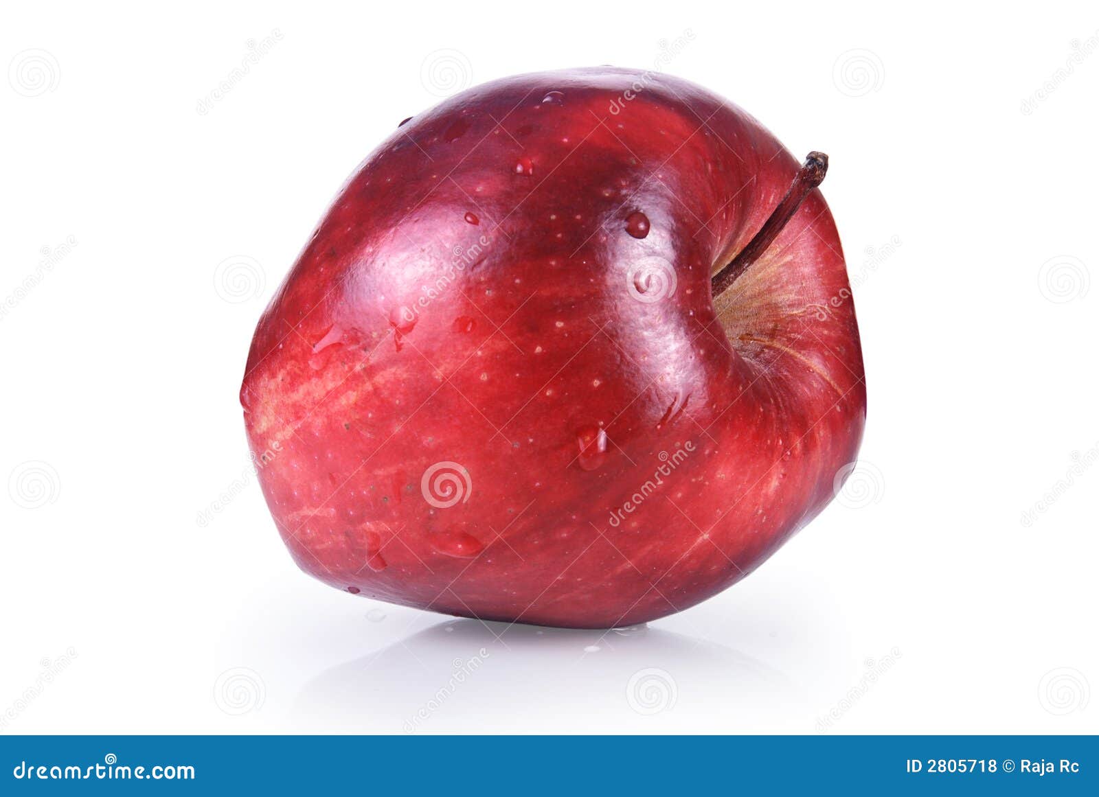 Rode appel stock foto. Image of textuur, versheid, daling - 2805718