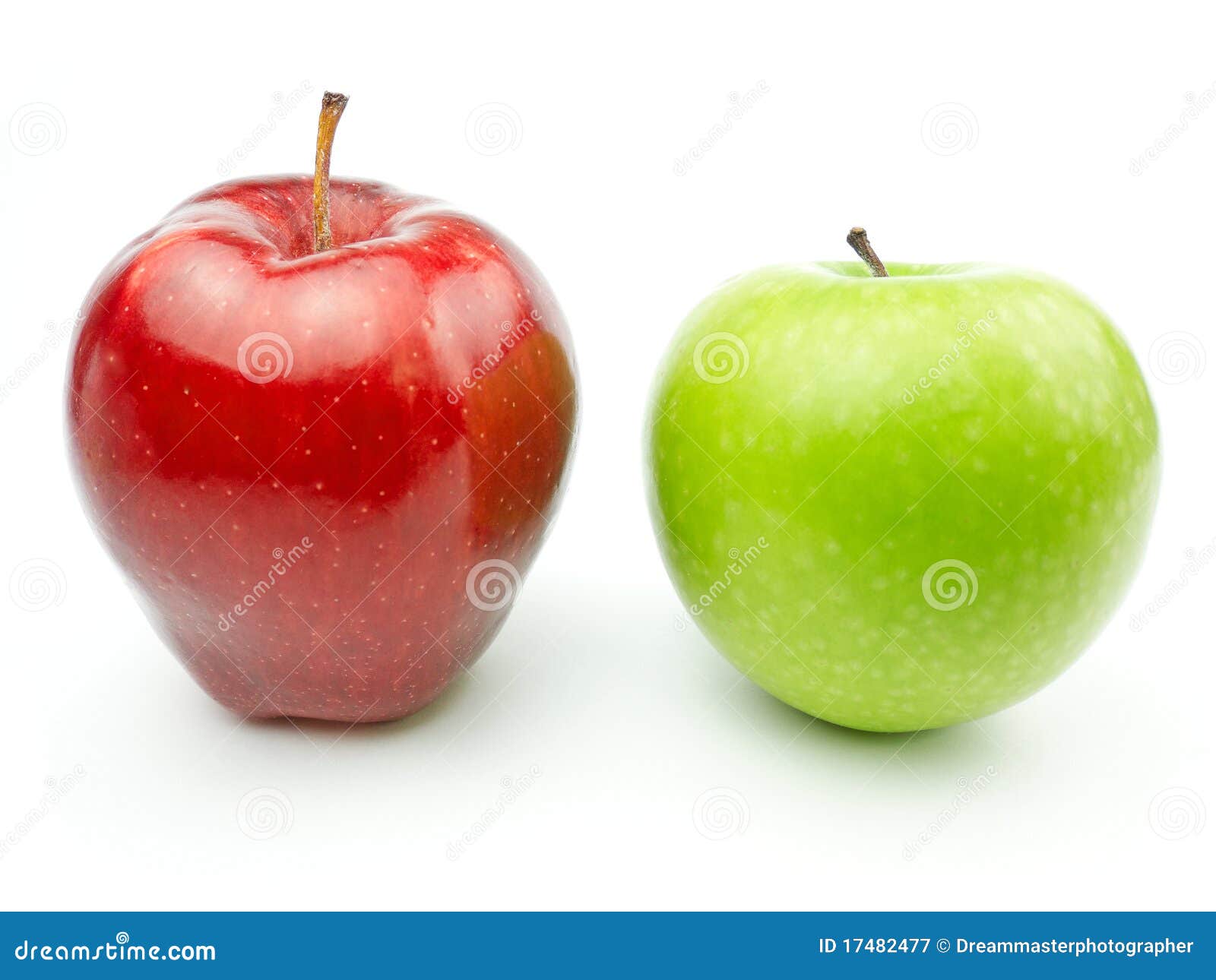 Rode Appel en groene appel stock afbeelding. Image of slank - 17482477
