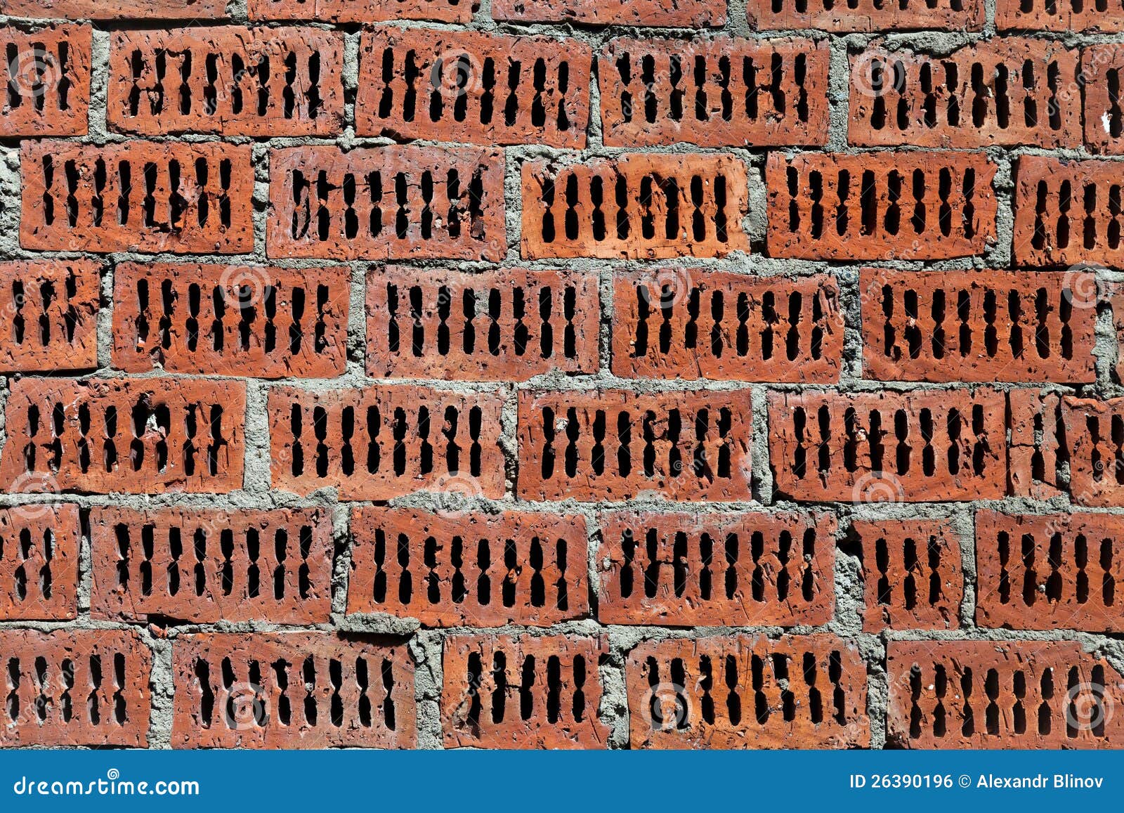 Rode bakstenen muur stock foto. Image of blok, horizontaal - 26390196