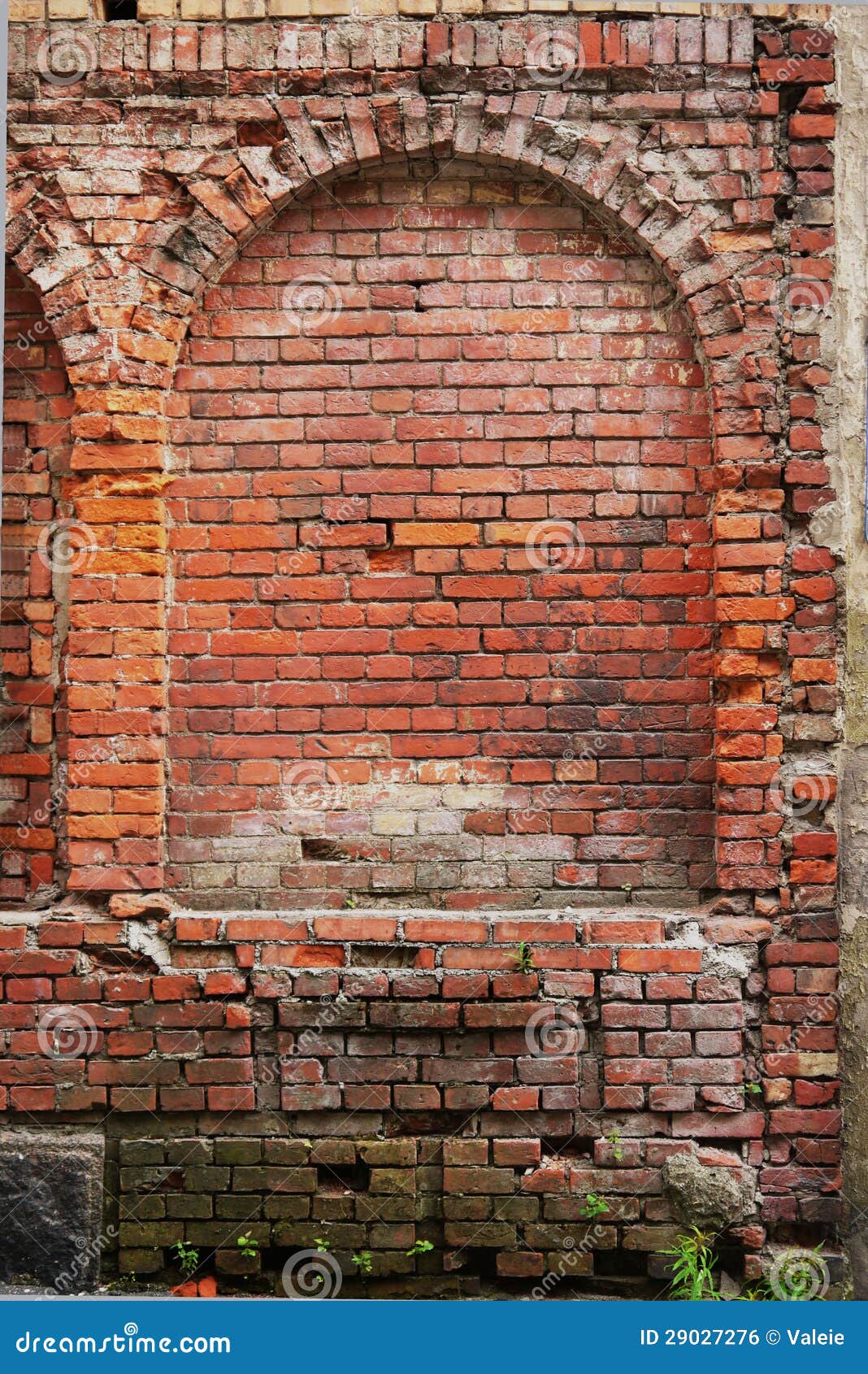 Rode Bakstenen Muur Van De Middeleeuwse Huizen Stock Foto - Image of ...