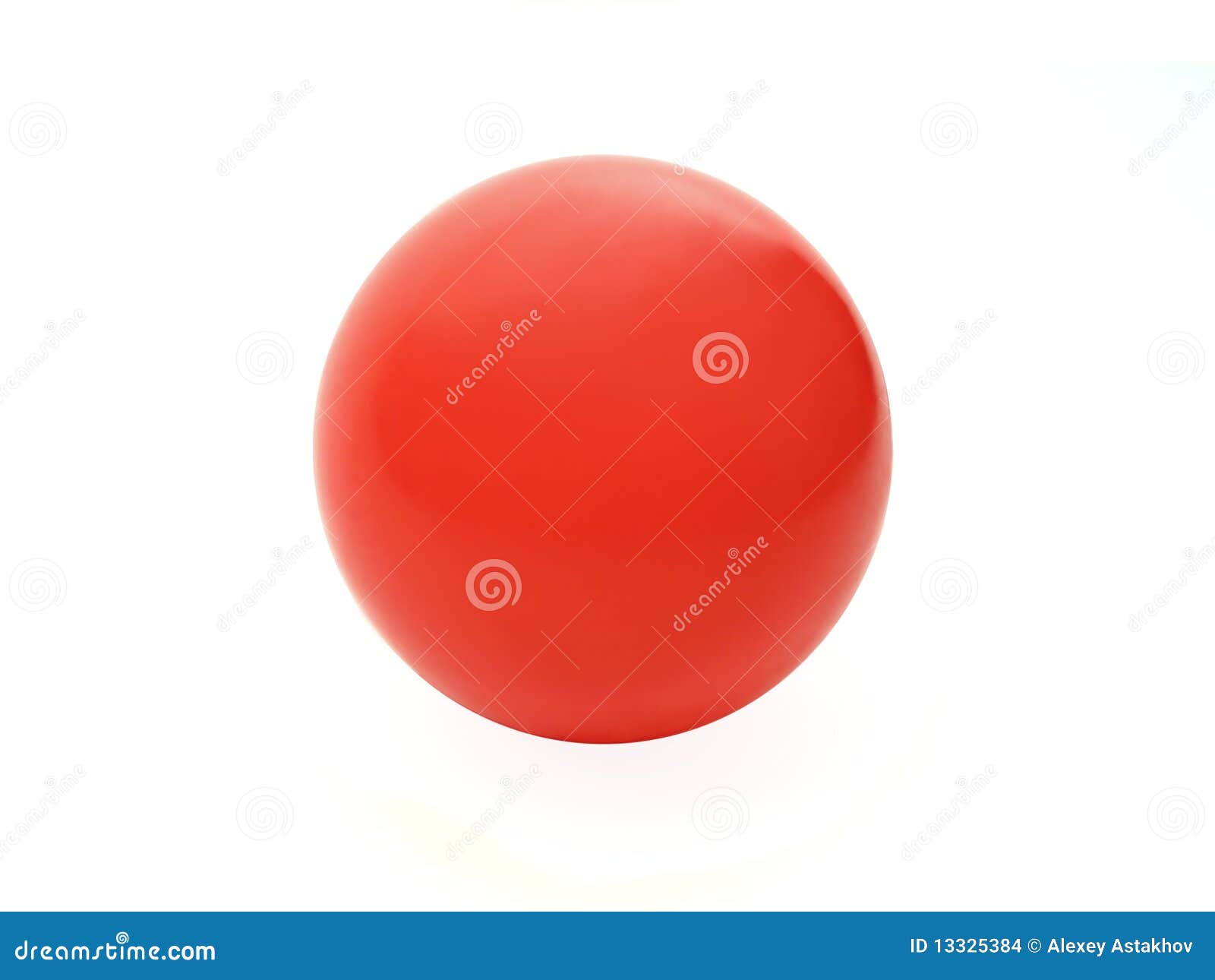 Rode bal stock foto. Image of symbool, cirkel, plastiek - 13325384
