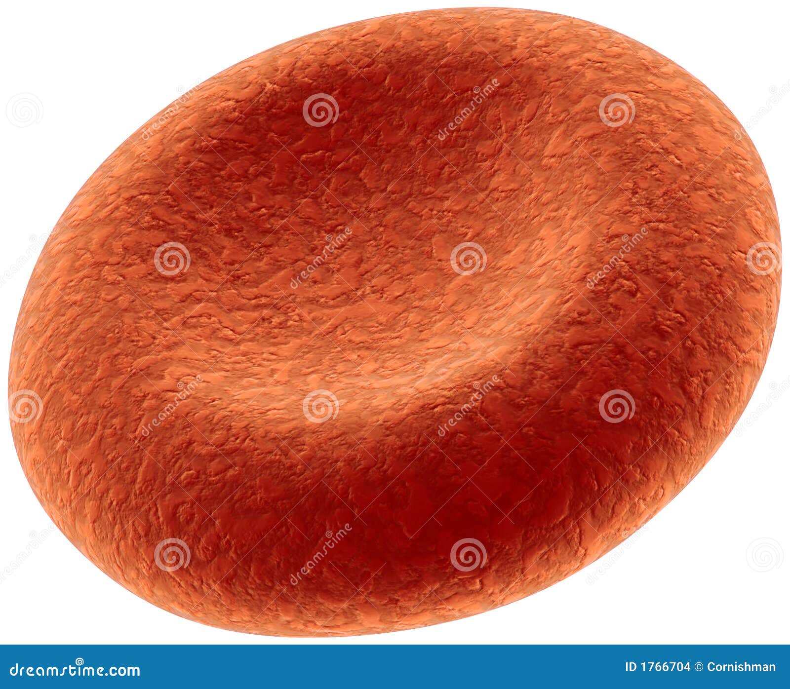 Rode bloedcel stock illustratie. Illustration of geïsoleerd - 1766704