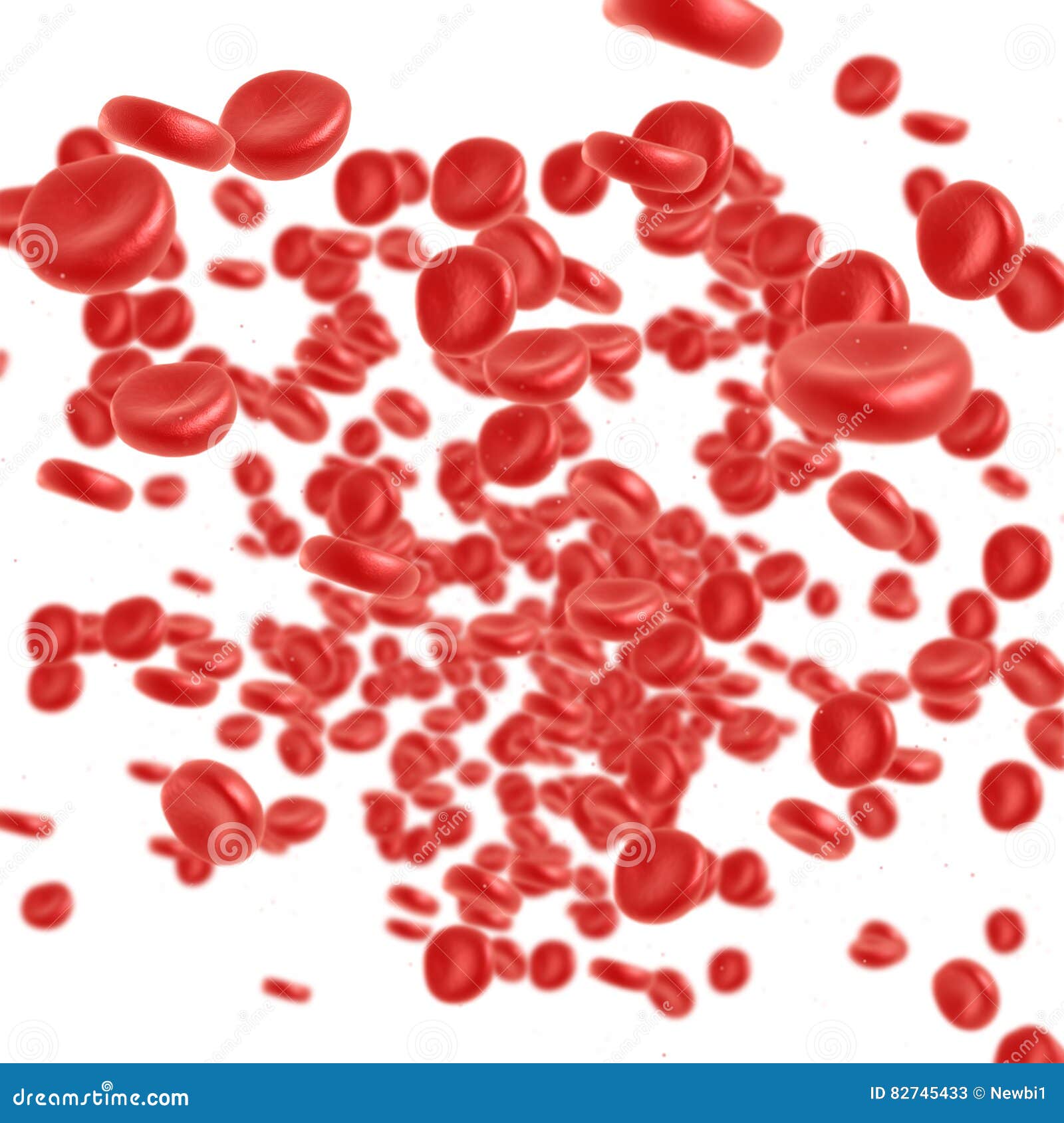 Rode bloedcel het stromen stock illustratie. Illustration of anatomie ...