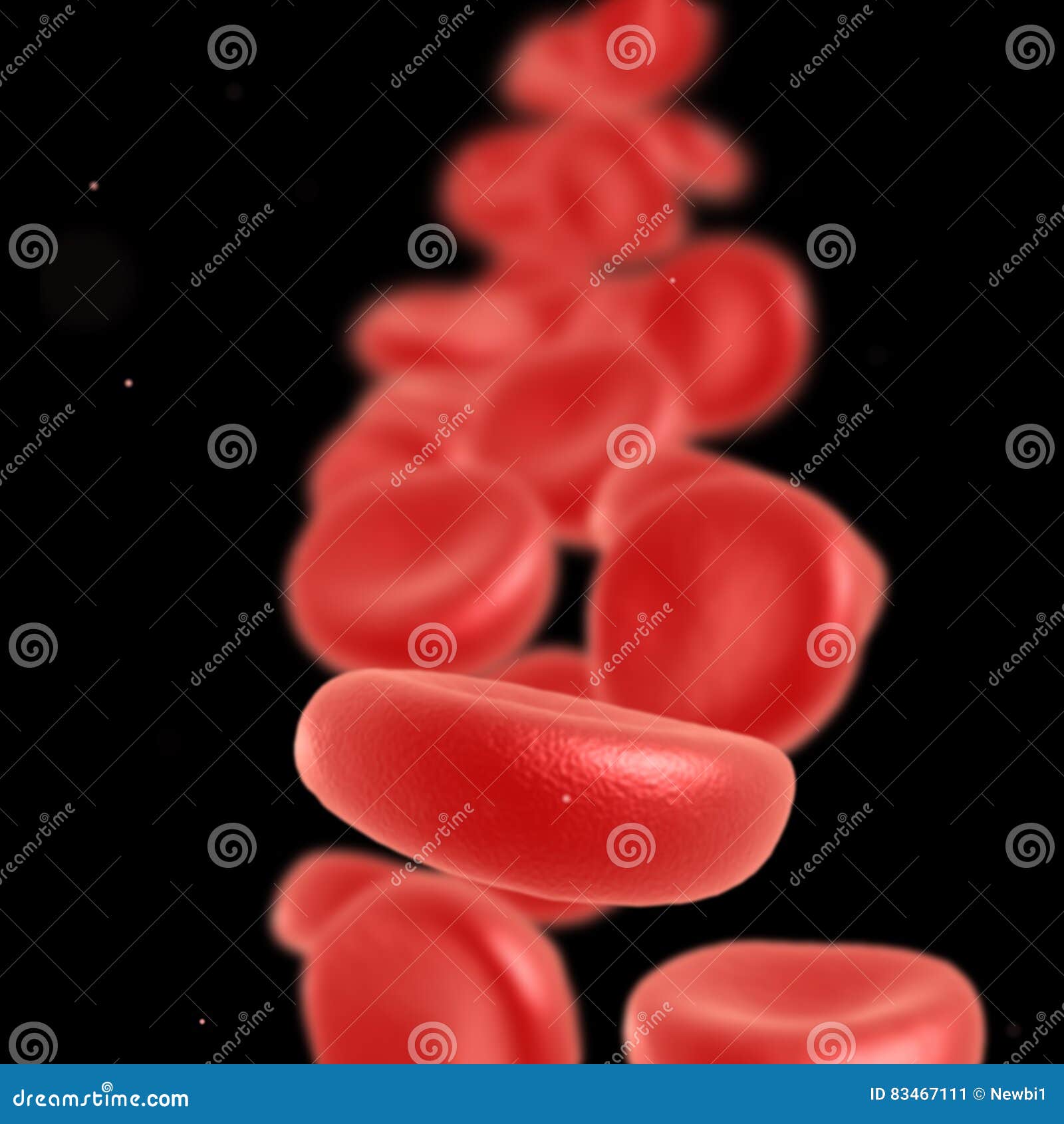 Rode bloedcel het stromen stock illustratie. Illustration of ...