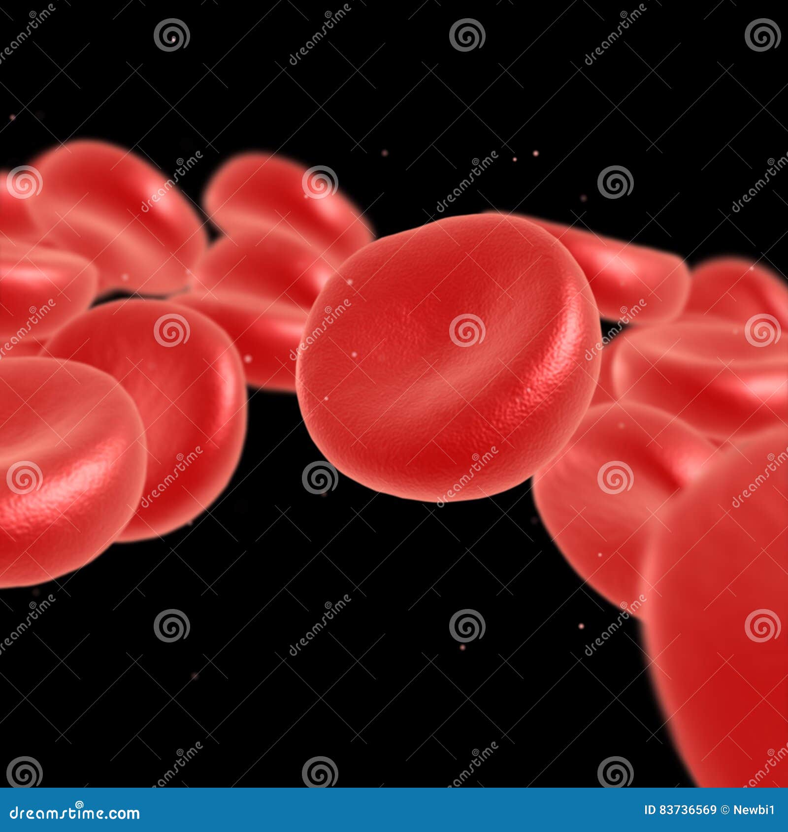 Rode bloedcel het stromen stock illustratie. Illustration of geïsoleerd ...