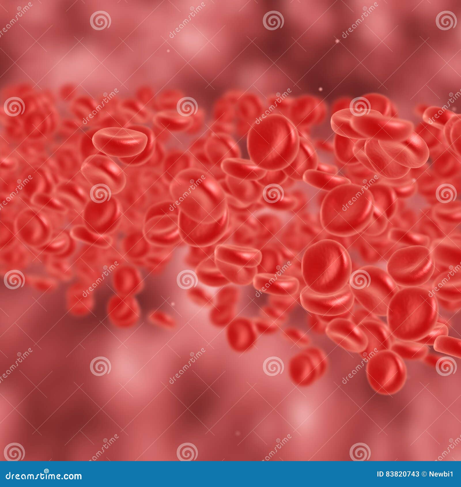 Rode bloedcel het stromen stock illustratie. Illustration of ...