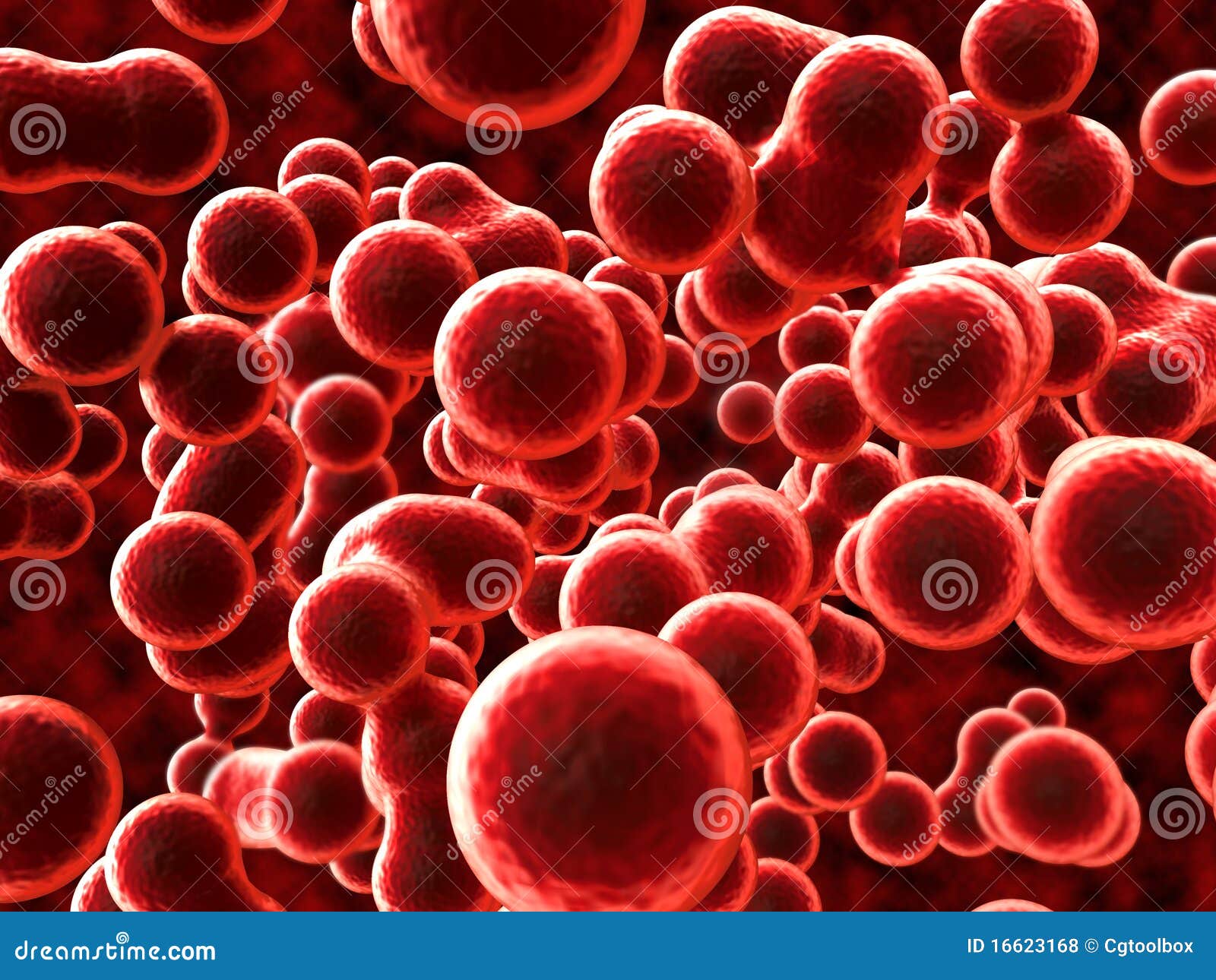 Rode bloedcellen stock illustratie. Illustration of geproduceerd - 16623168