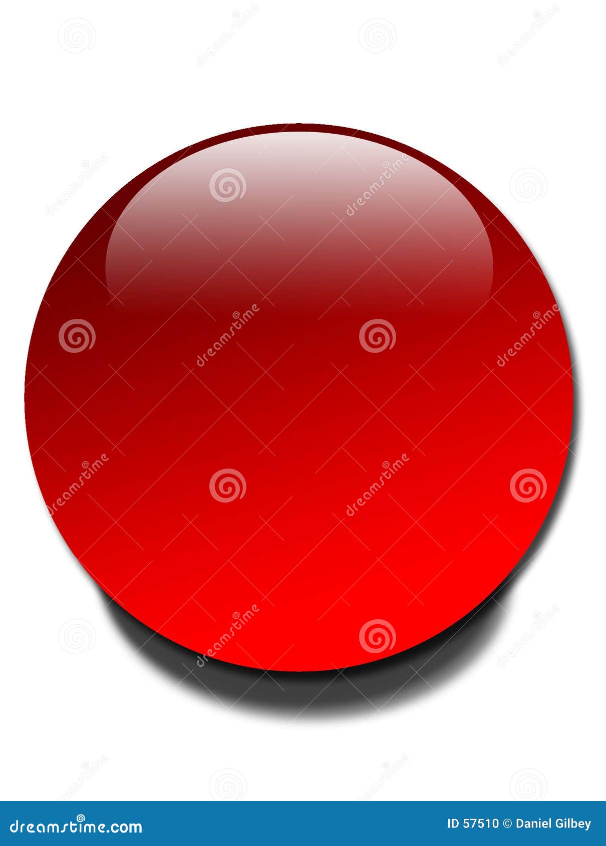 Rode bol stock illustratie. Illustration of schaduw, glanzend - 57510