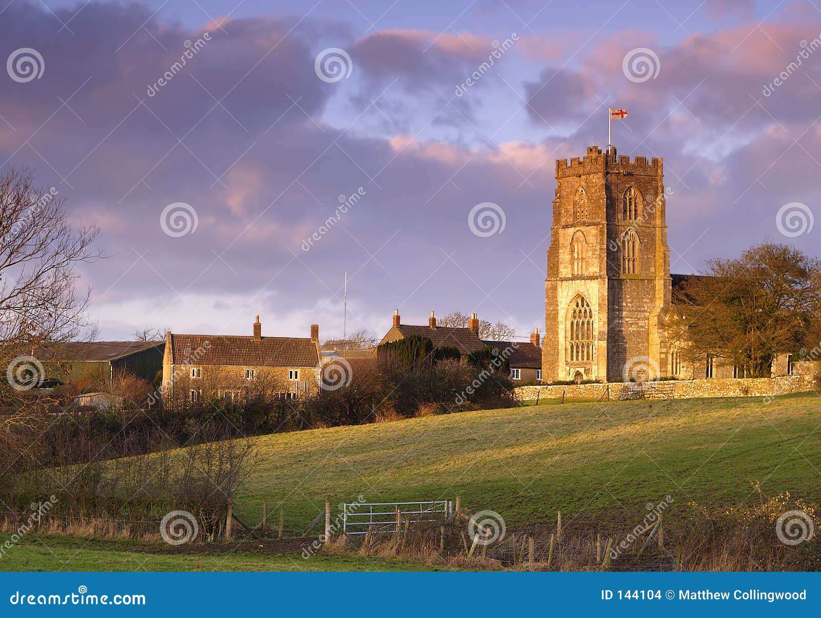 Rode Church2 stock photo. Image of buildong, worship, christian - 144104