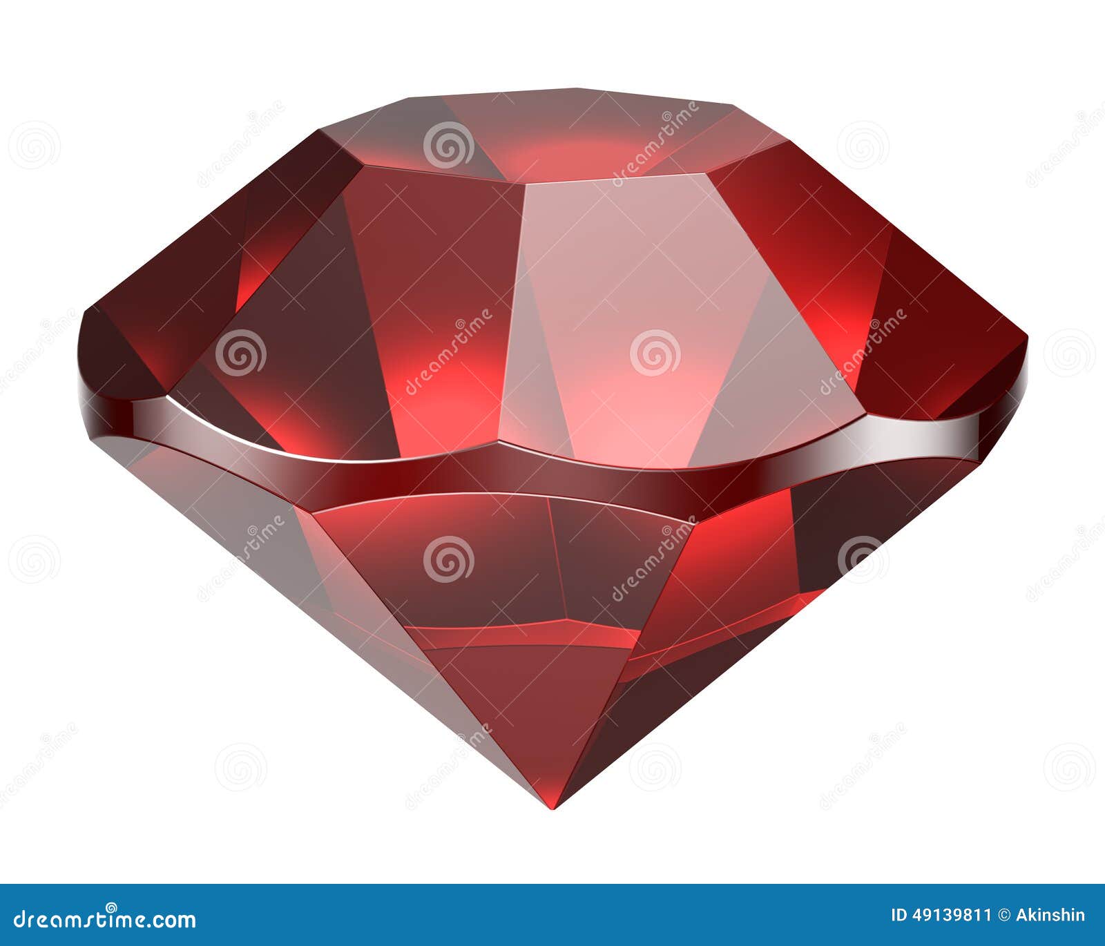 Rode diamant stock illustratie. Illustration of helder - 49139811