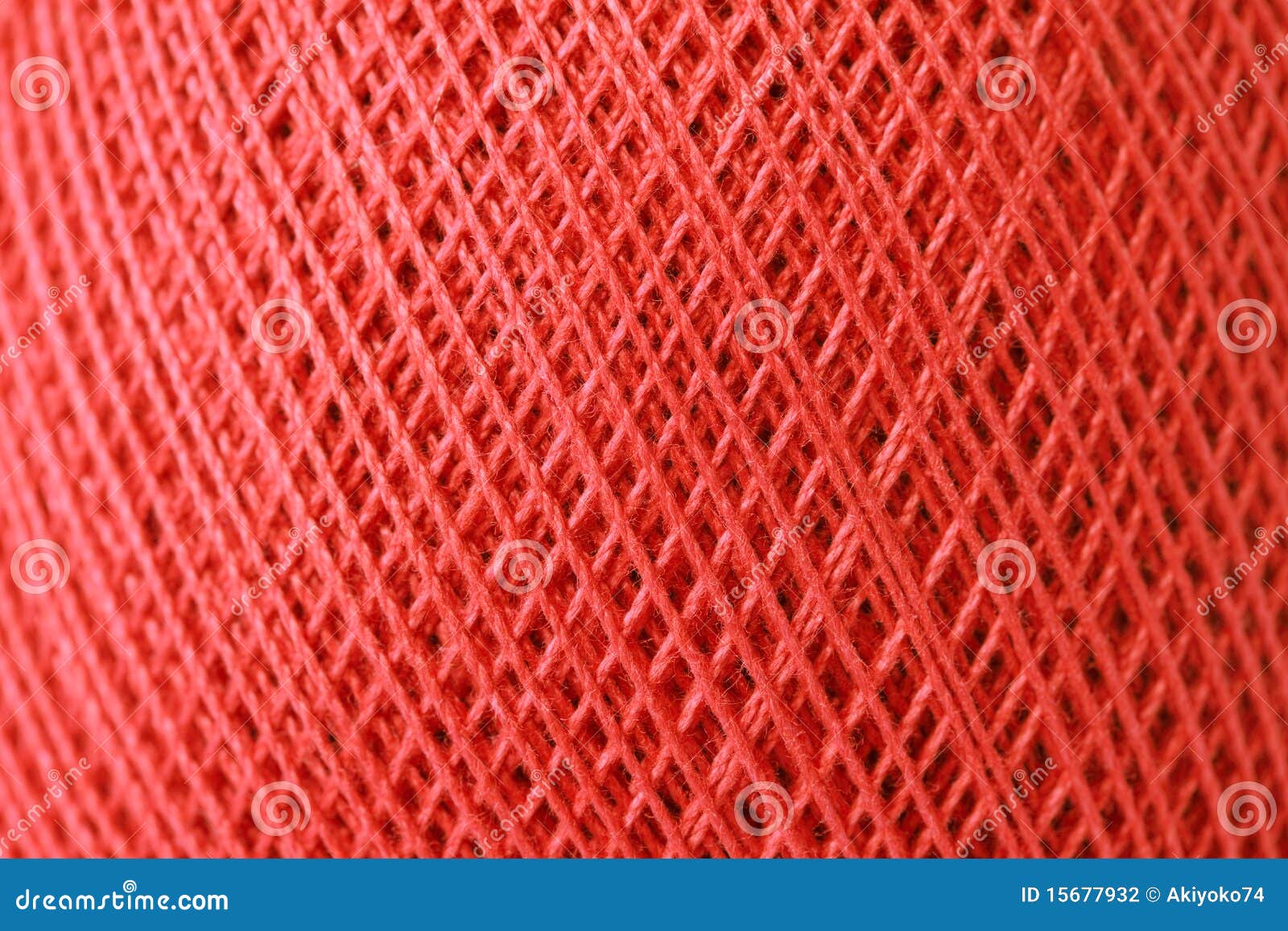 Rode draad stock foto. Image of kleur, breien, kegel - 15677932