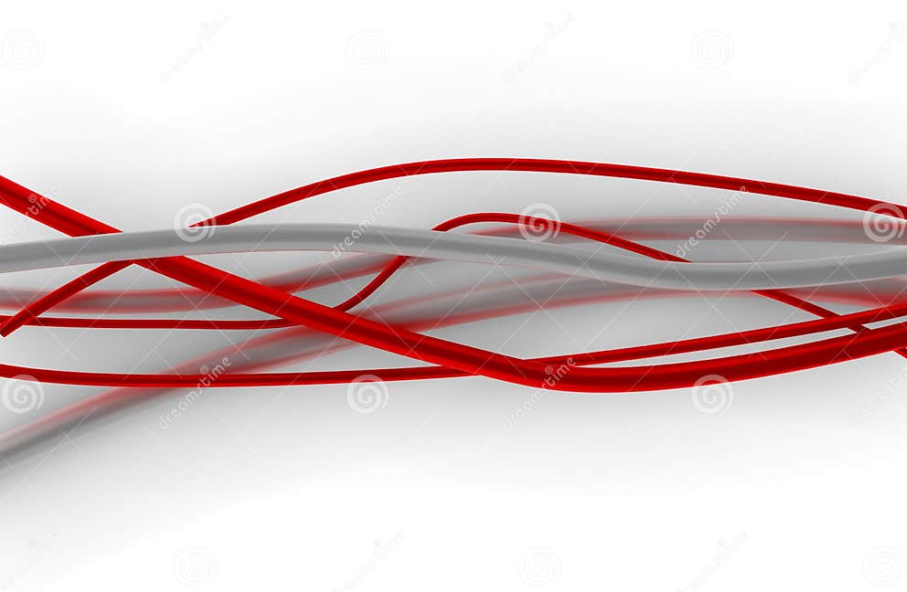 Rode draden stock illustratie. Illustration of achtergrond - 14922933