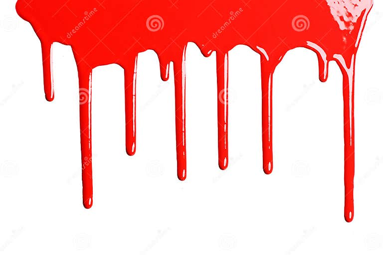 Rode druipende verf stock afbeelding. Image of glanzend - 26185001