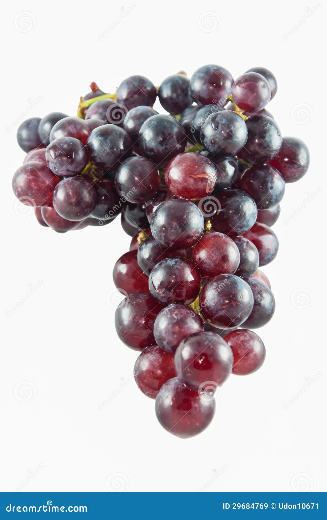 Rode druiven stock afbeelding. Image of eten, gezond - 29684769