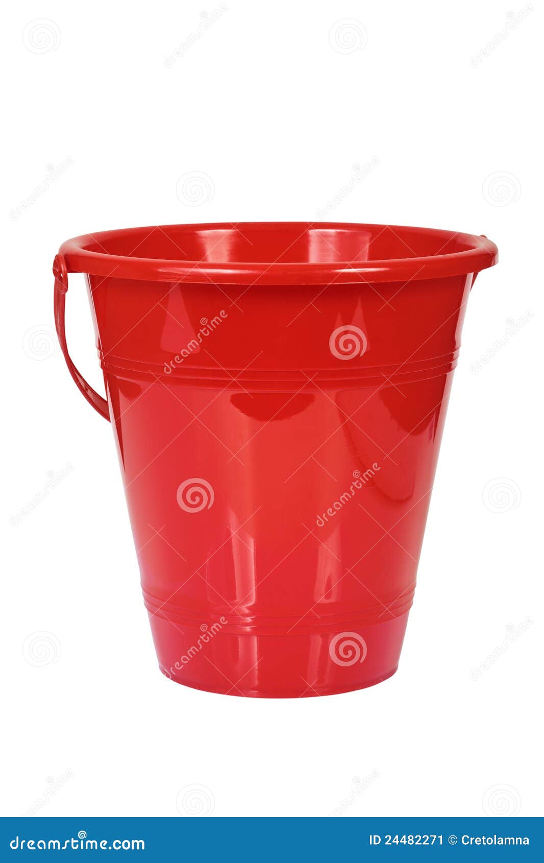 Rode emmer. stock afbeelding. Image of niemand, achtergrond - 24482271