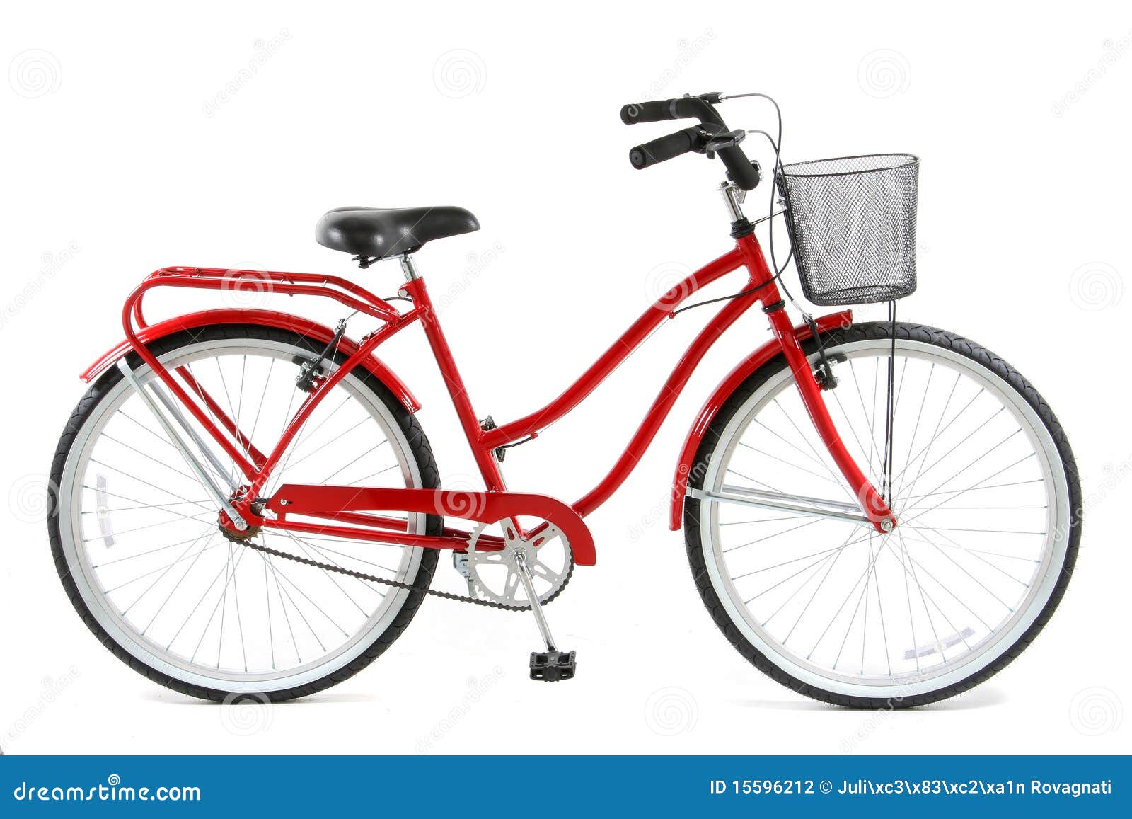 Rode Fiets stock foto. Image of uitoefenen, vervoer, voertuig - 15596212