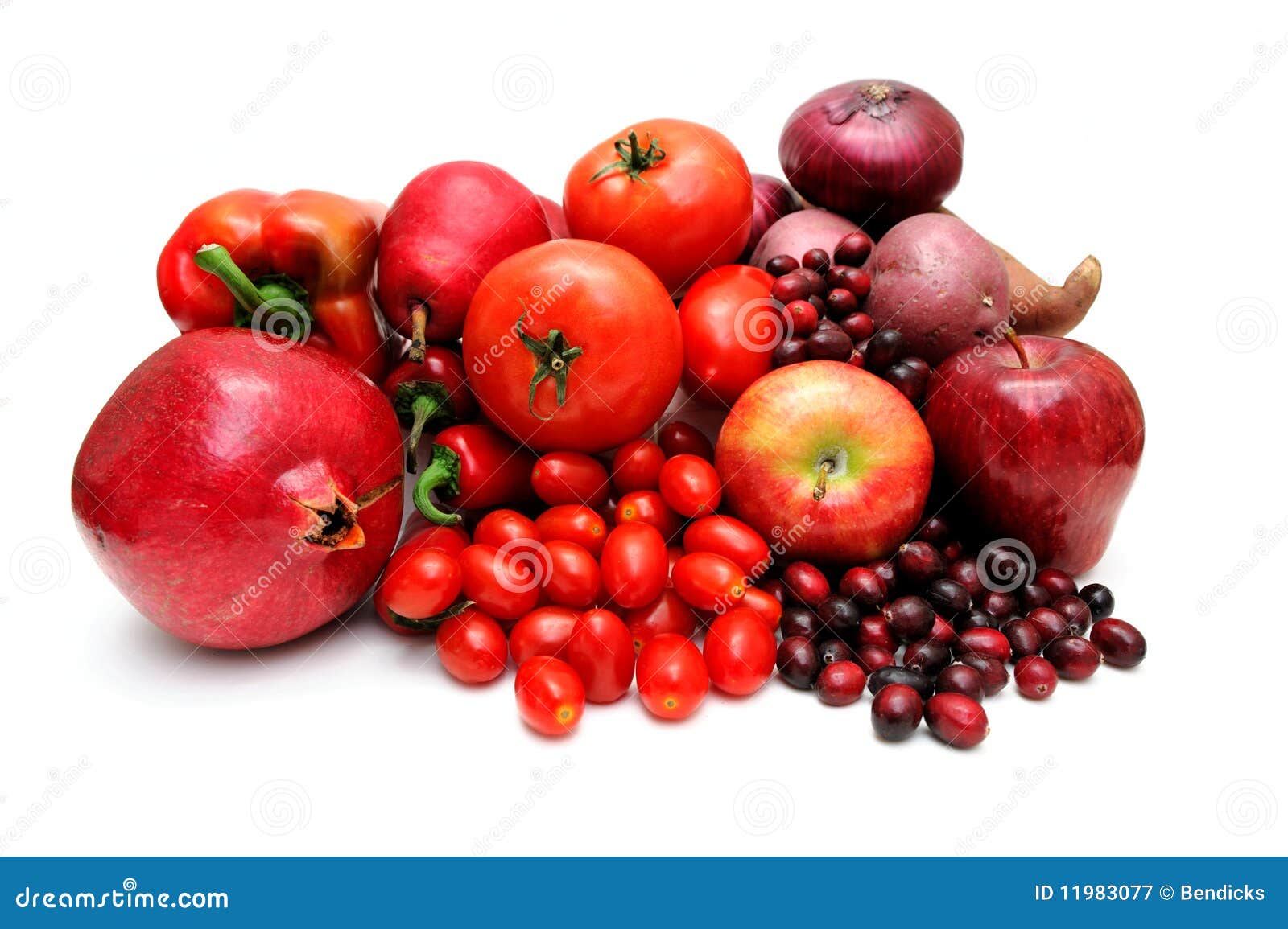 Rode Fruit en Groenten stock afbeelding. Image of groenten - 11983077