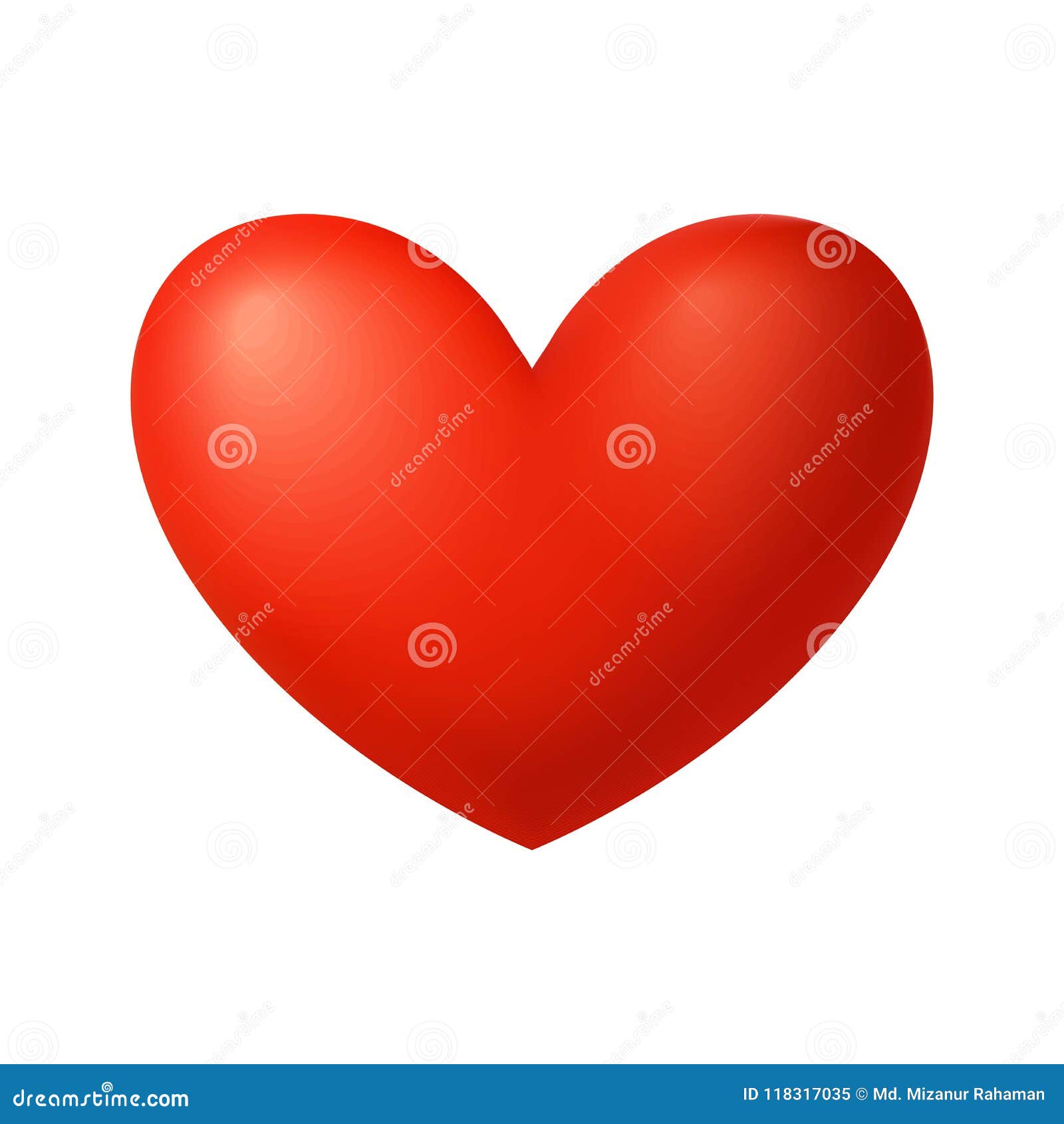 Rode Glanzende Hart Vectorillustraties Het Hart Als Symbool Van Liefde ...
