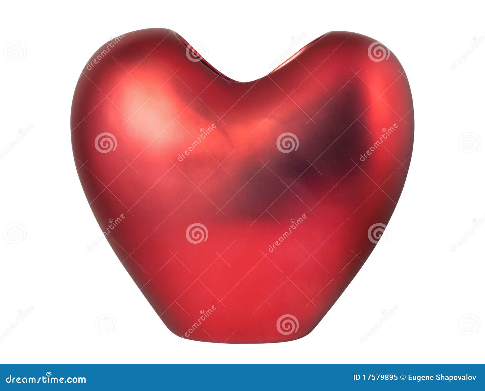 Rode hart-vormige vaas stock afbeelding. Image of gevormd - 17579895