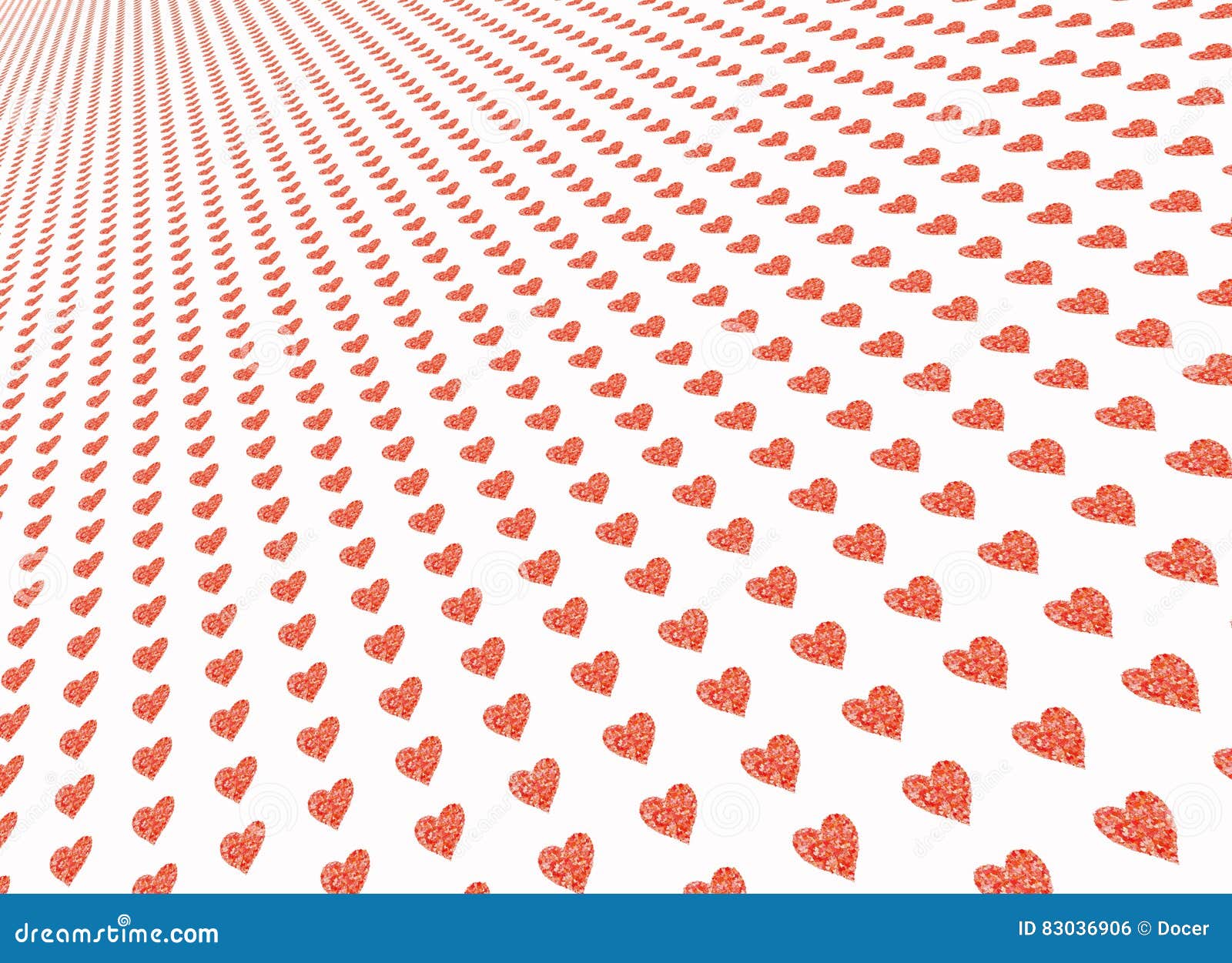 Rode Harten Op Witte Achtergronden Stock Illustratie - Illustration of ...