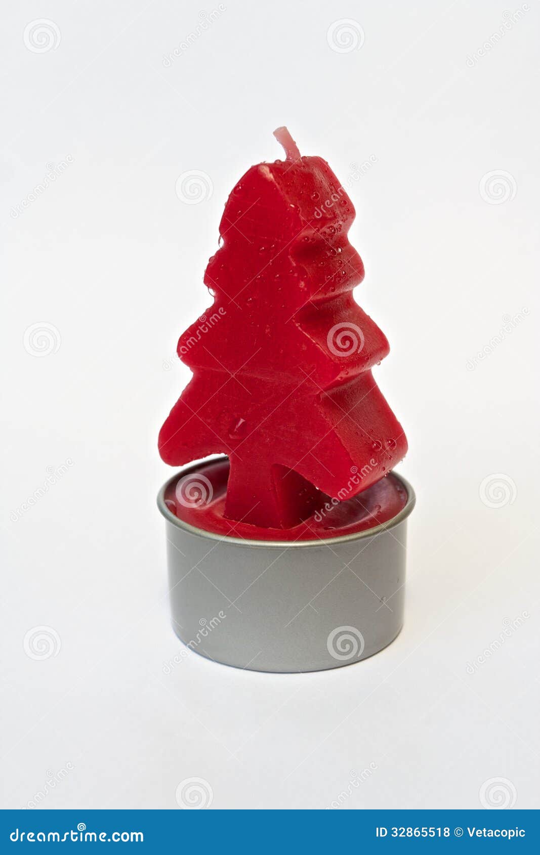 Rode kaars 01 stock foto. Image of harmonie, één, kaars - 32865518