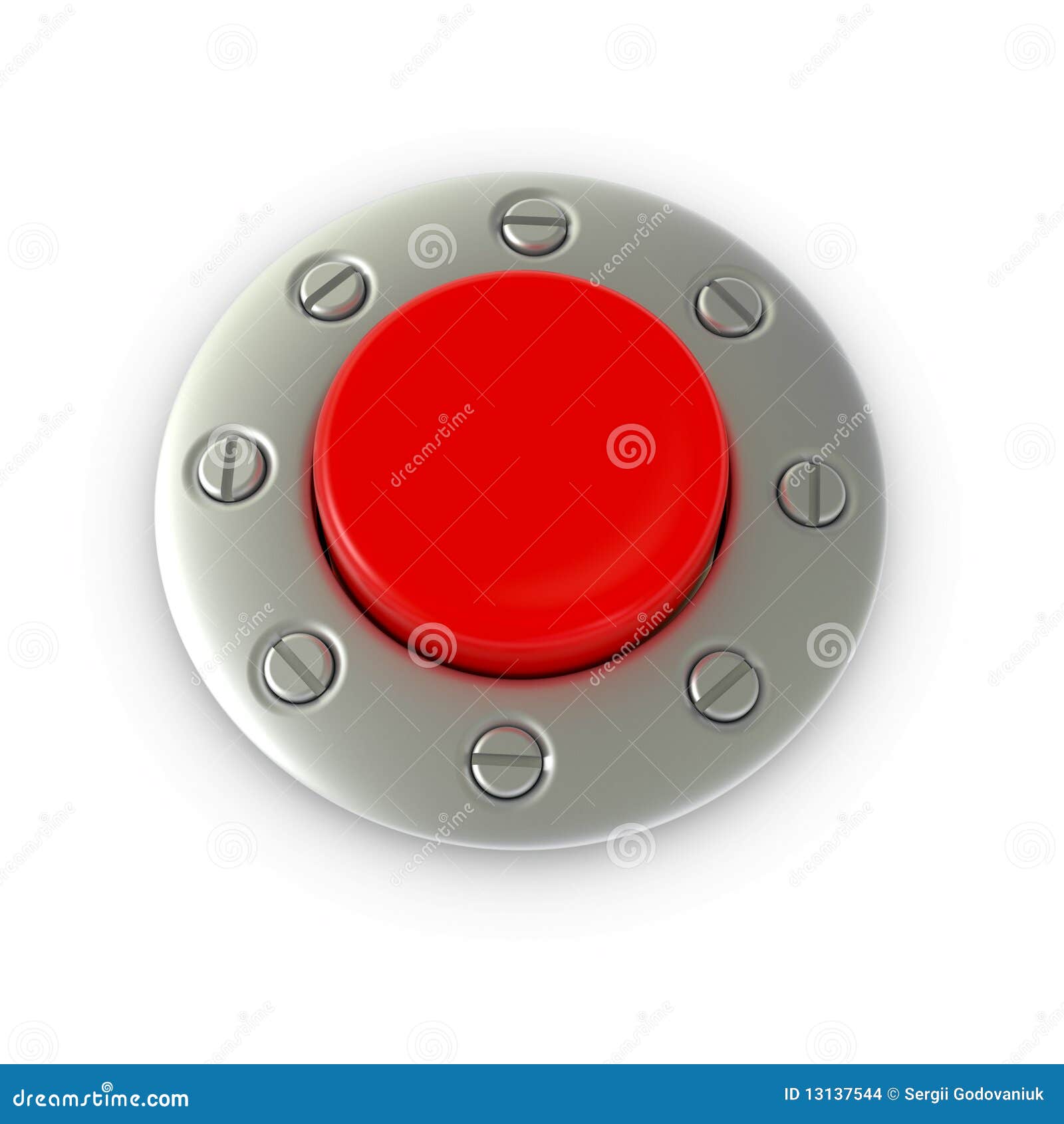 Rode knoop stock illustratie. Illustration of klik, aluminium - 13137544