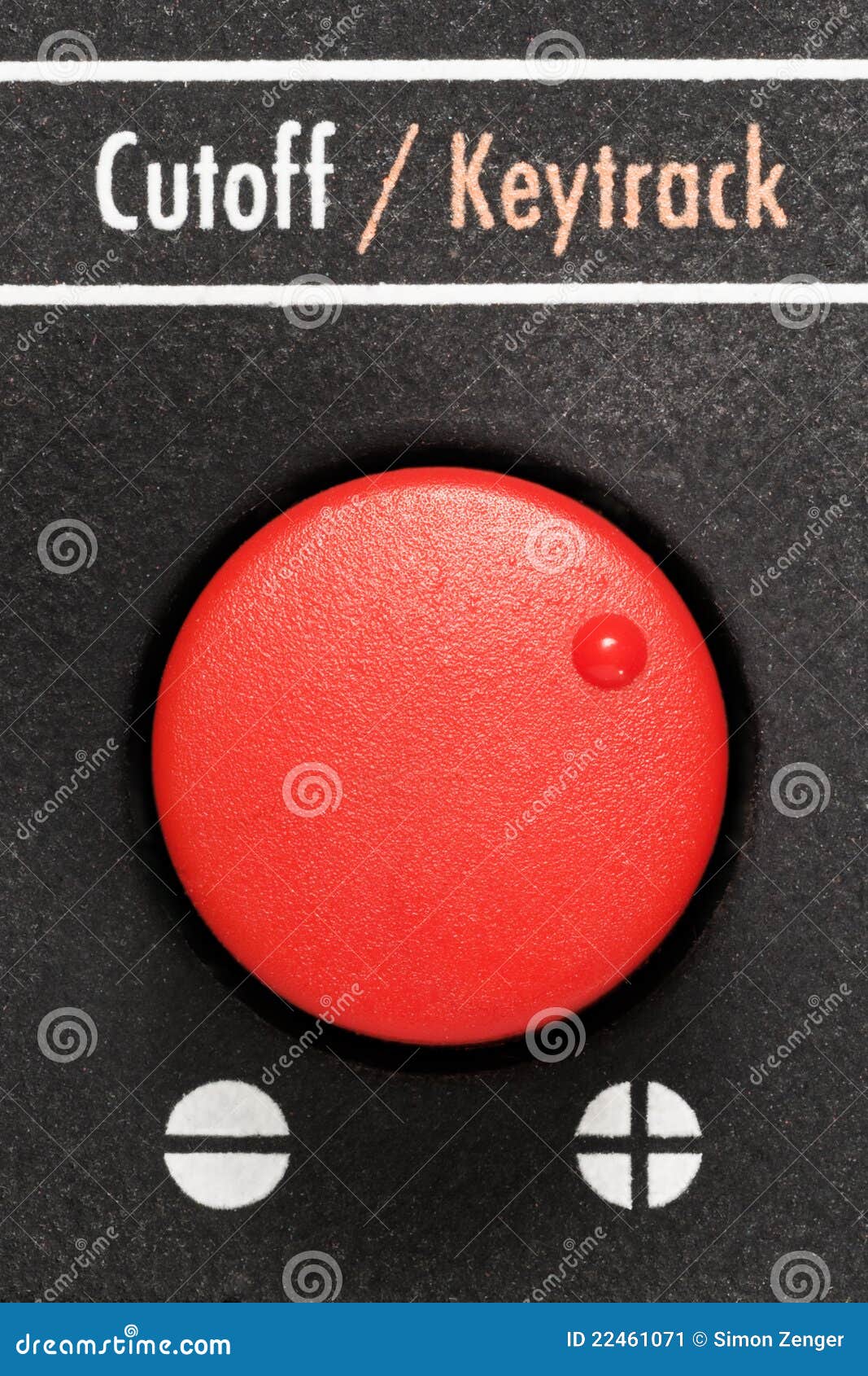 Rode Knop stock afbeelding. Image of knop, symbolen, plastiek - 22461071