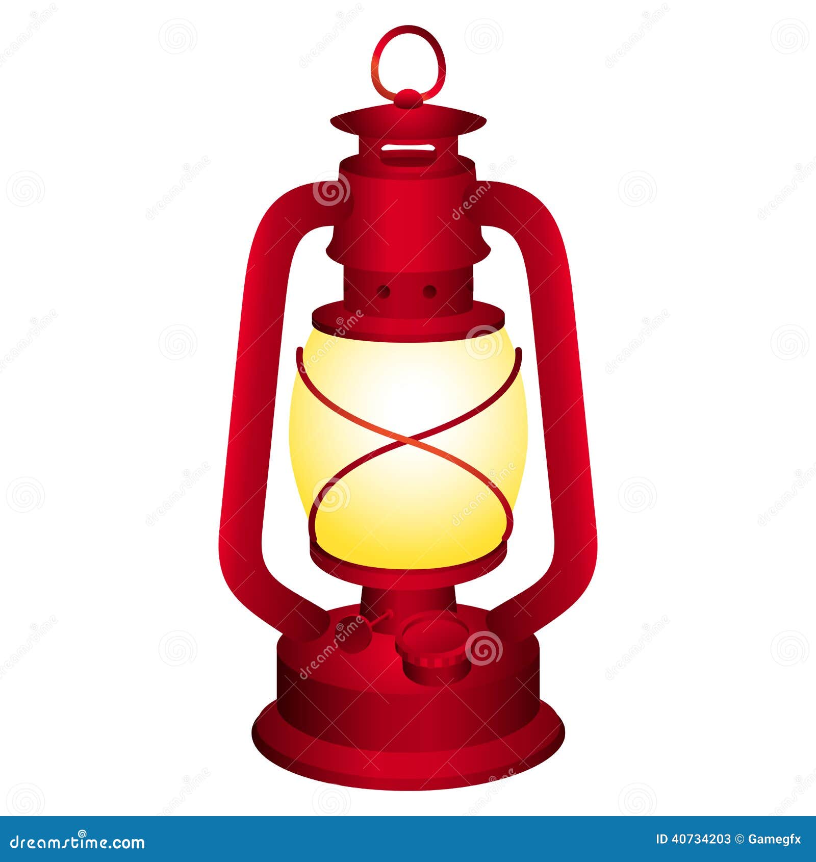 Rode Lantaarn vector illustratie. Illustration of symbool - 40734203