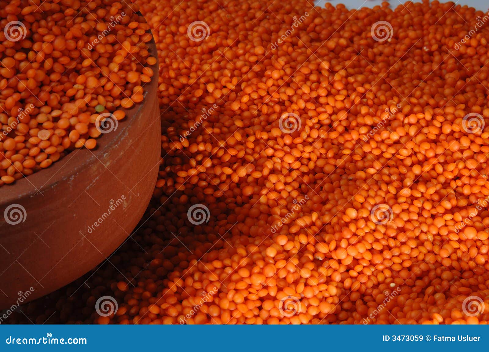 Rode Linzen stock afbeelding. Image of linze, plantaardig - 3473059