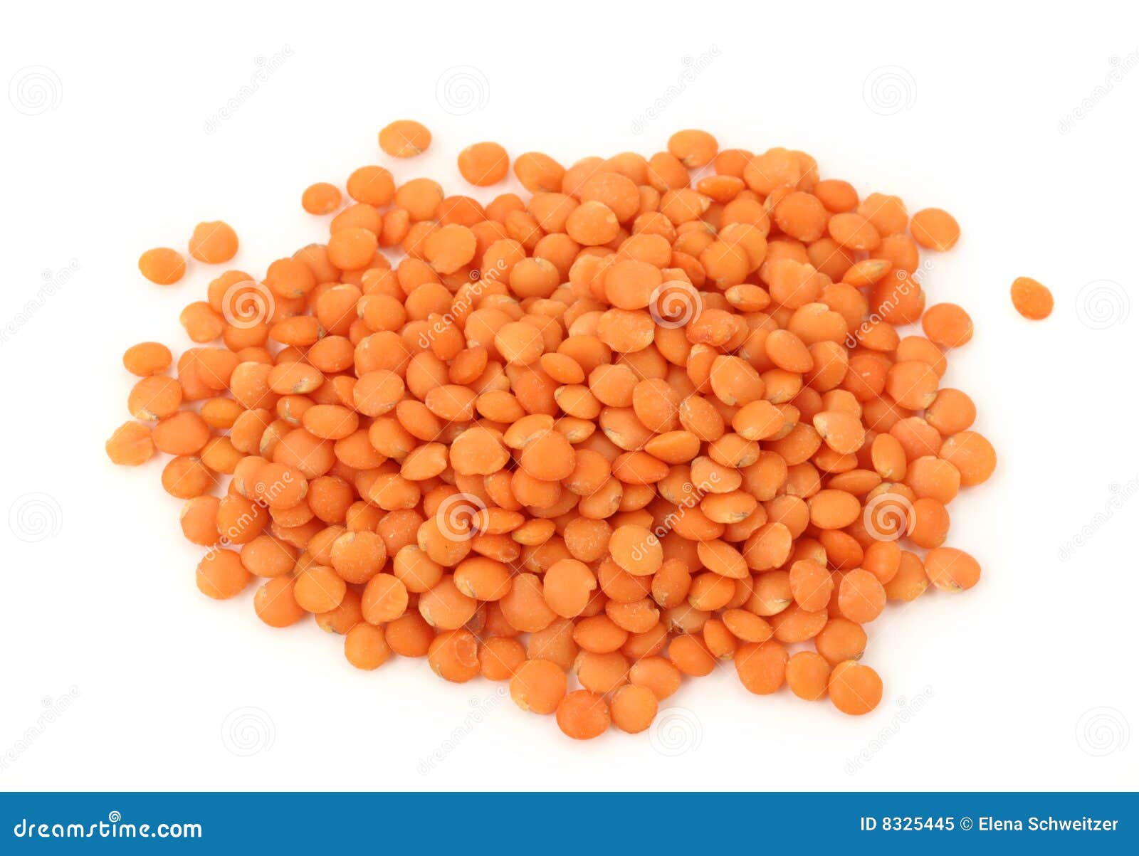 Rode linzen stock afbeelding. Image of stapel, lens, ongekookt - 8325445