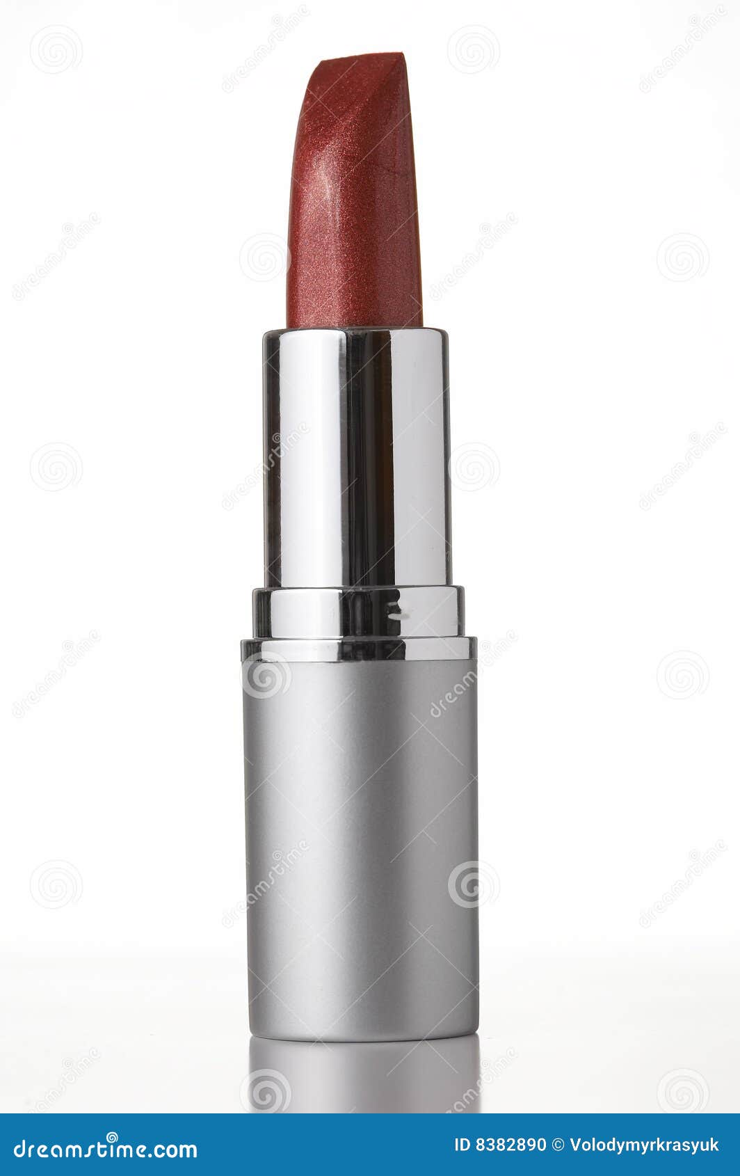 Rode Lippenstift Op Witte Achtergrond Stock Foto - Image of geïsoleerd ...