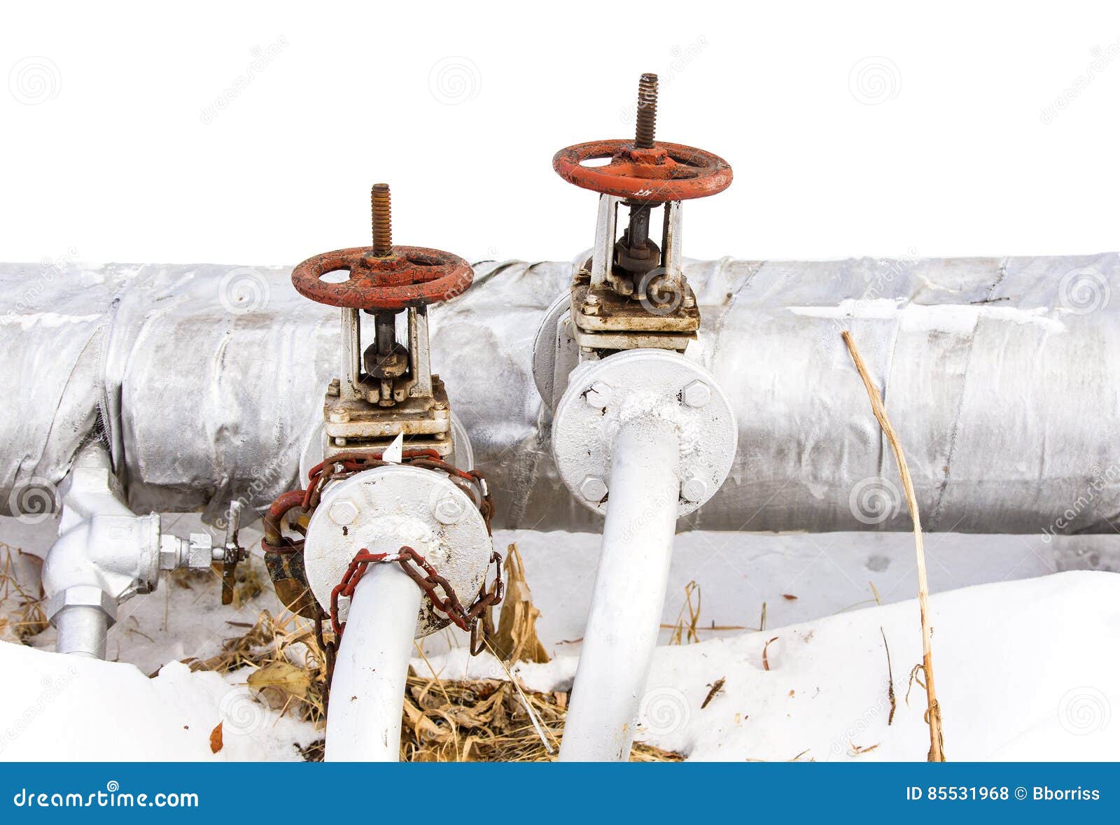 Rode oude kraan en pijp stock foto. Image of poort, ontwerp - 85531968