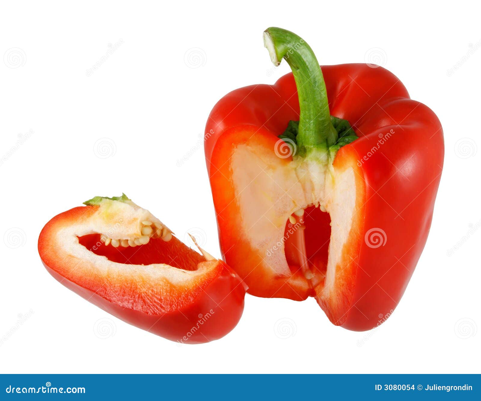 Rode paprika stock foto. Image of ingrediënt, voedsel - 3080054