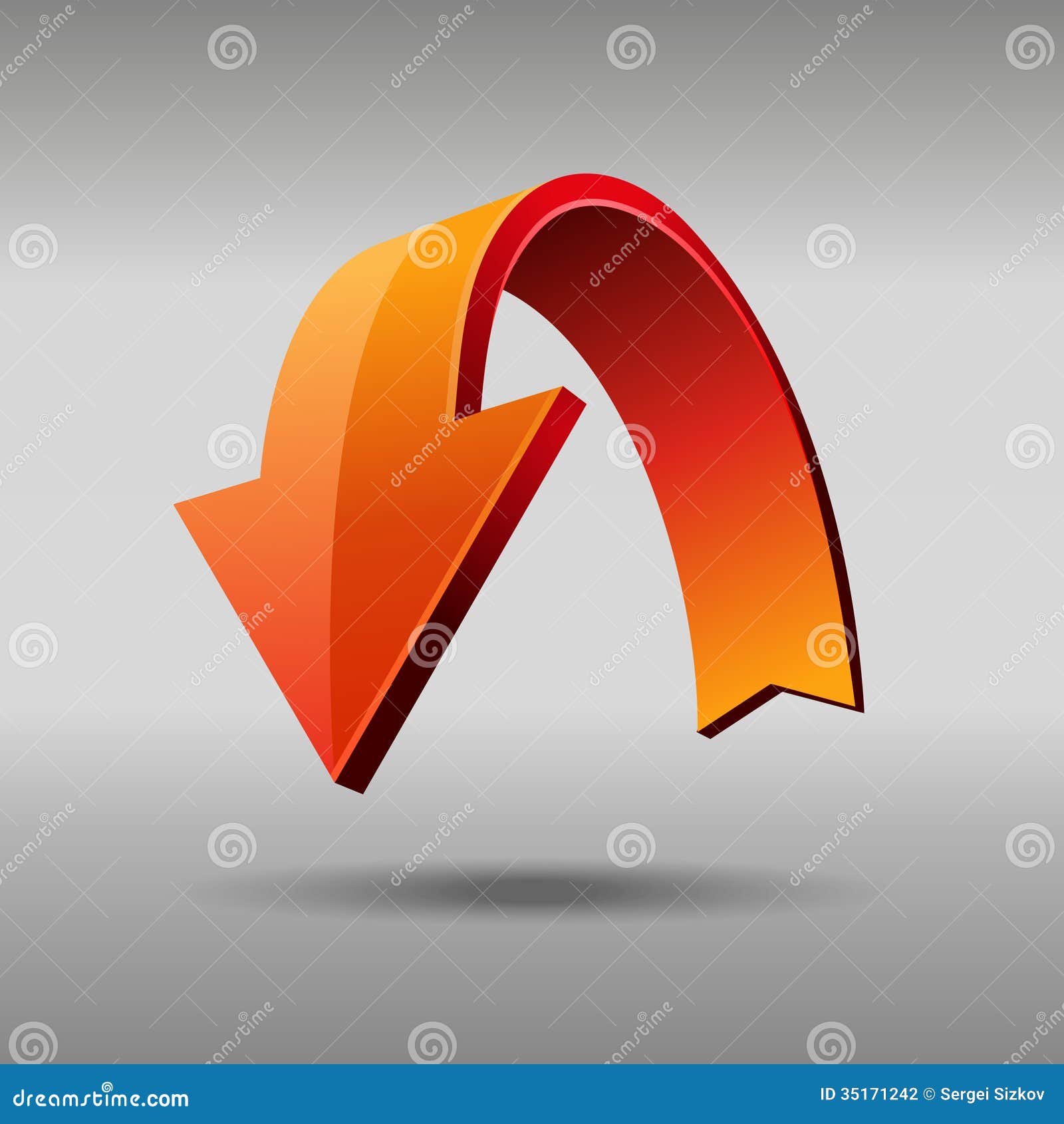 Rode pijl. Vector vector illustratie. Illustration of inzameling - 35171242