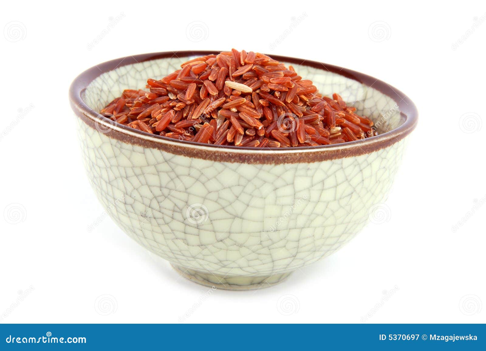 Rode rijst stock afbeelding. Image of calorie, indisch - 5370697